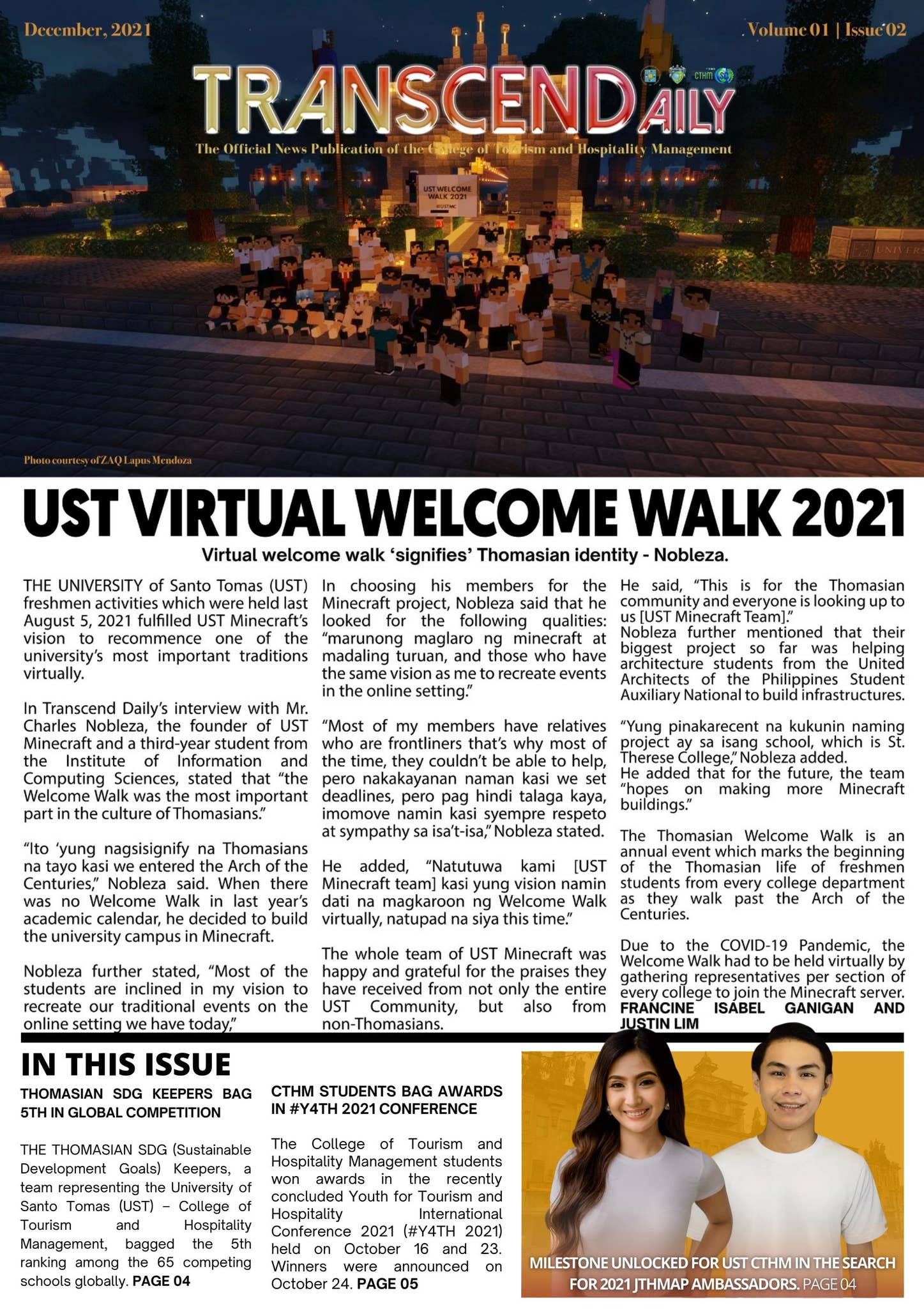 TRANSCEND DAILY VOLUME 1 ISSUE 2 by Transcend Daily - Issuu