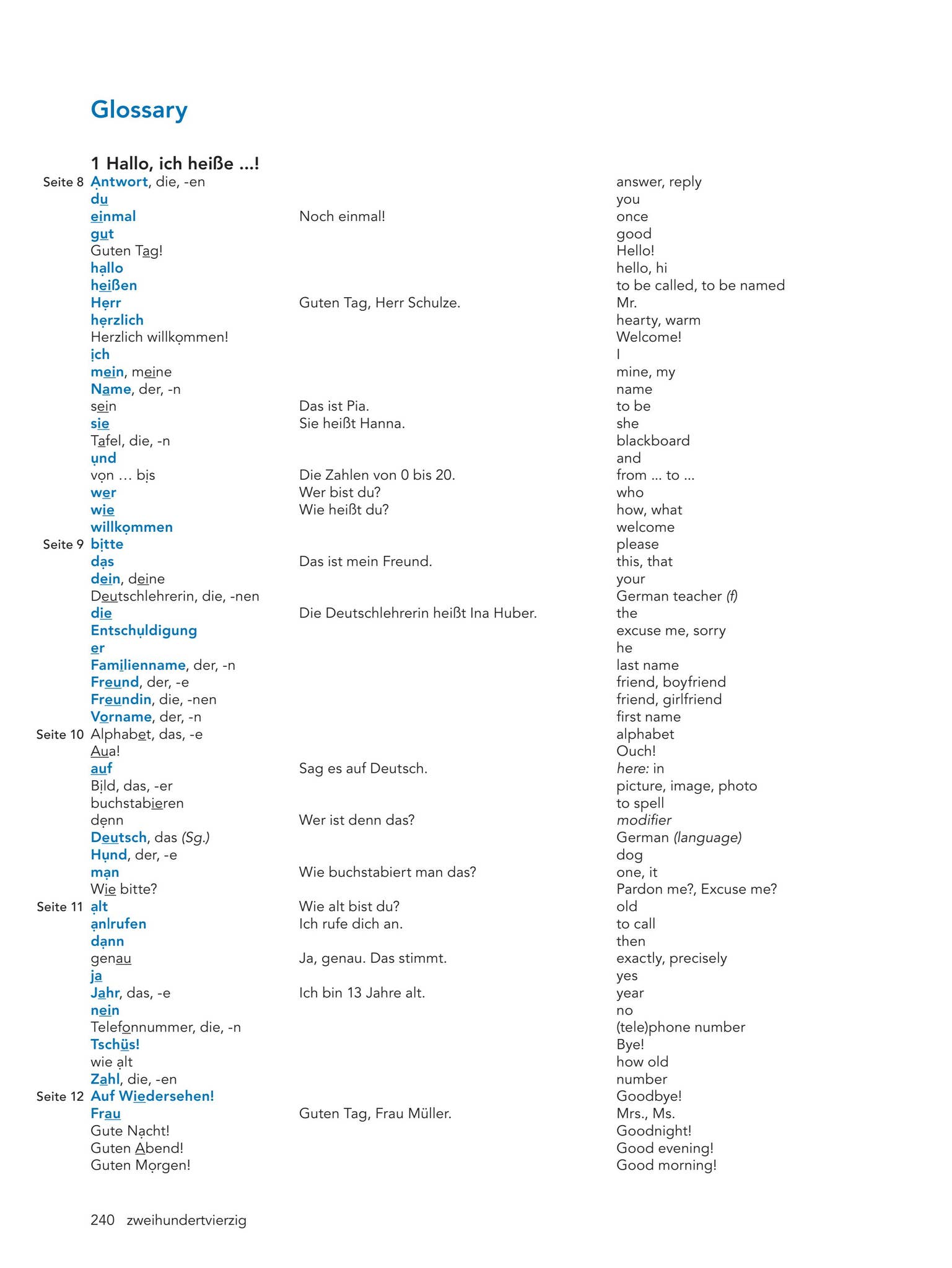 PD1 - Glossary by Klett World Languages - Issuu