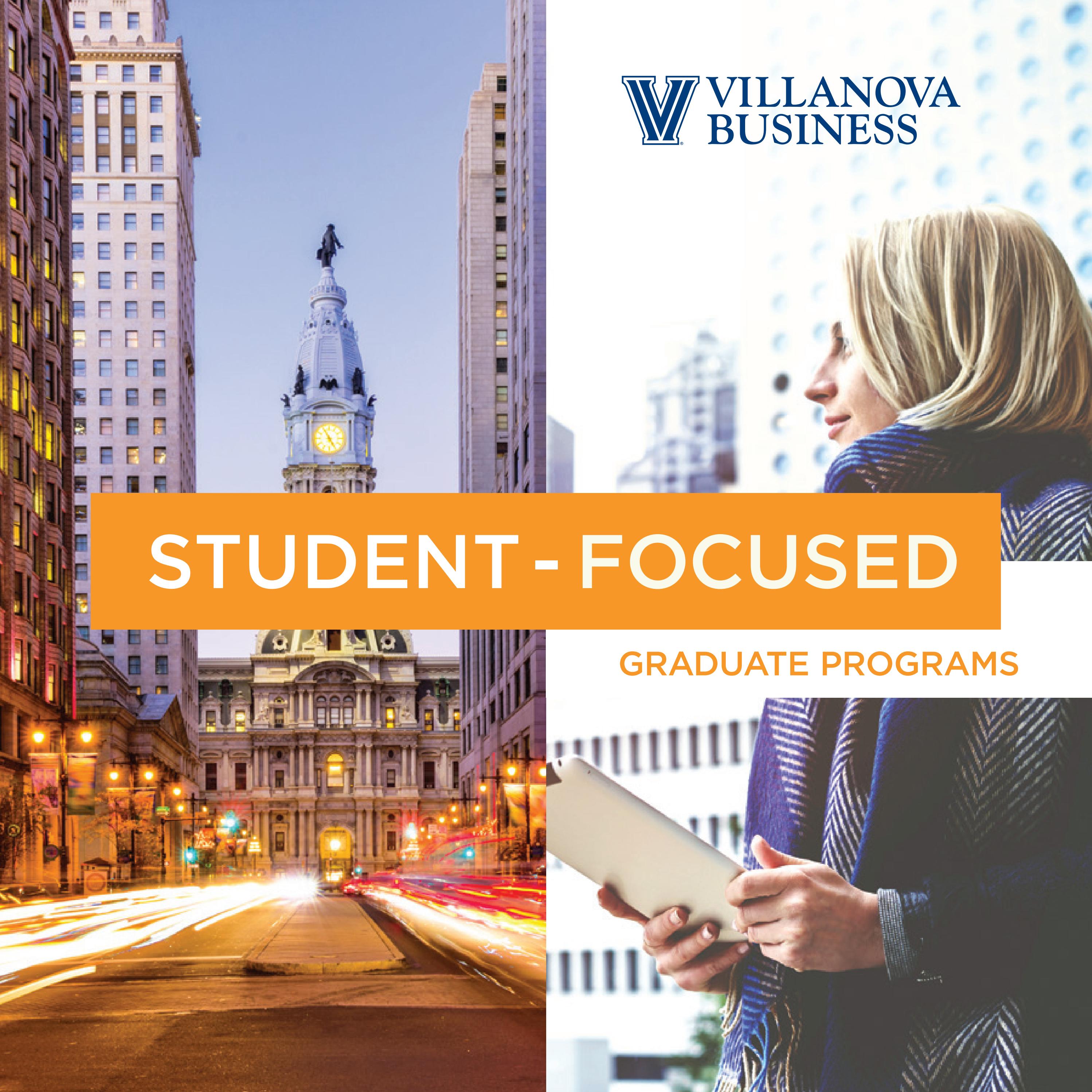 Villanova School of Business Graduate Brochure by Villanova School of ...