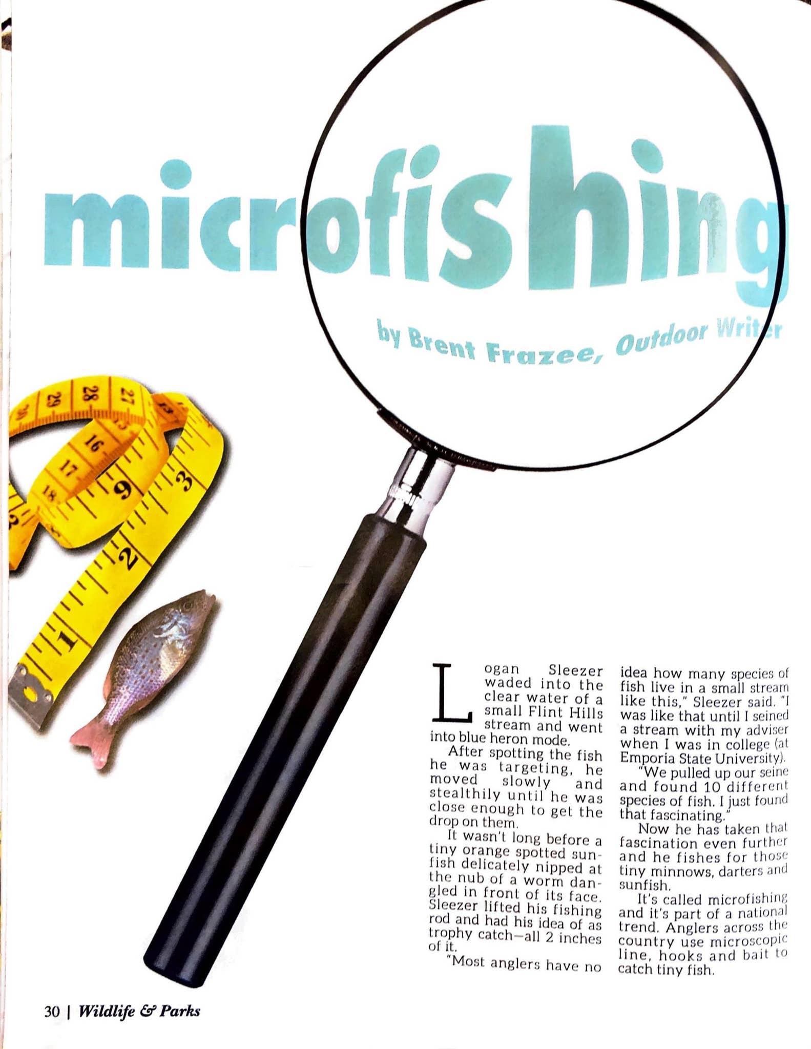 Micro-Fishing from Kansas Wildlife and Parks Magazine by ...