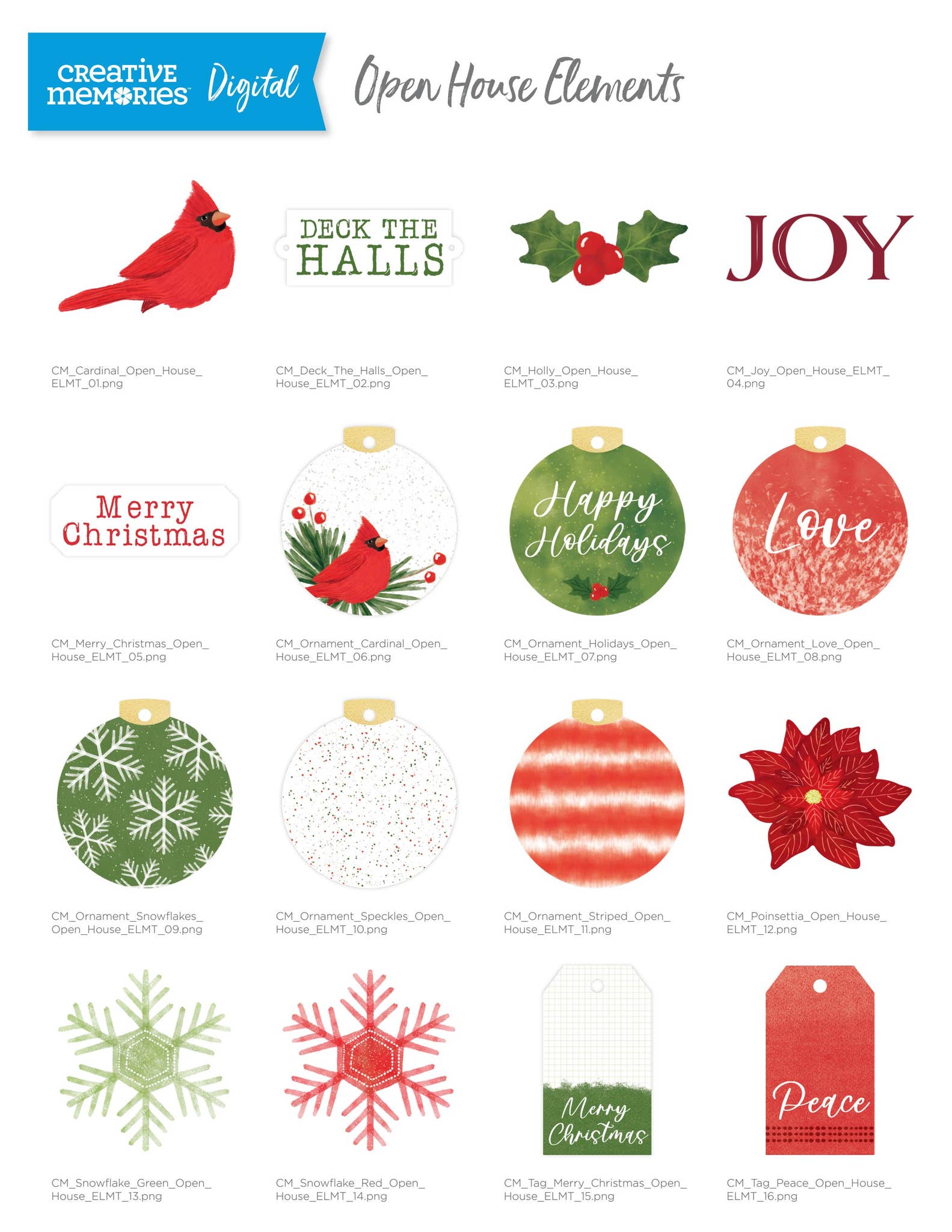 Open House Digital Artwork Kit Preview by Creative Memories - Issuu