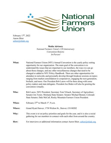 National Farmers Union Logo
