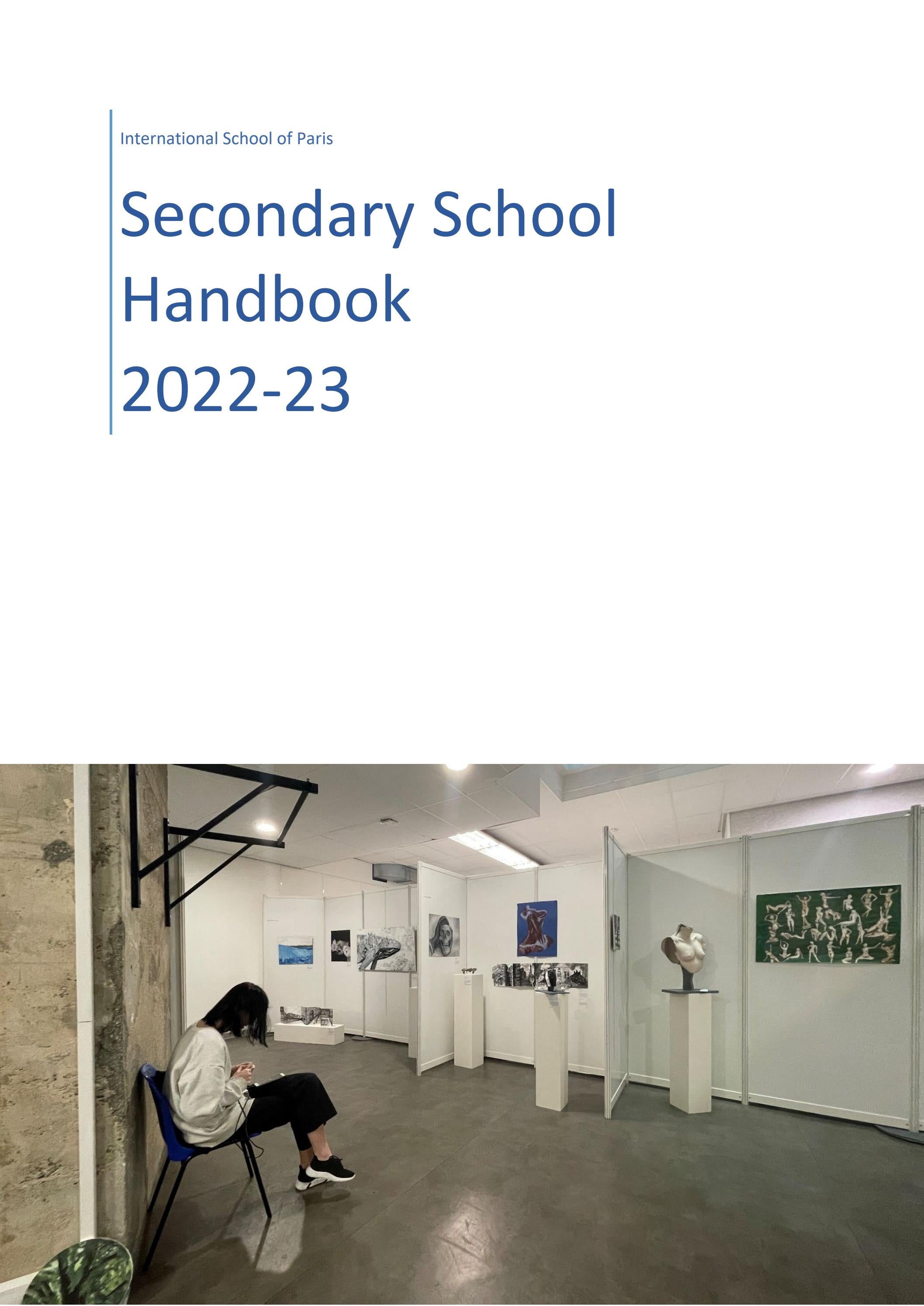 Secondary School Handbook by isparis_official - Issuu