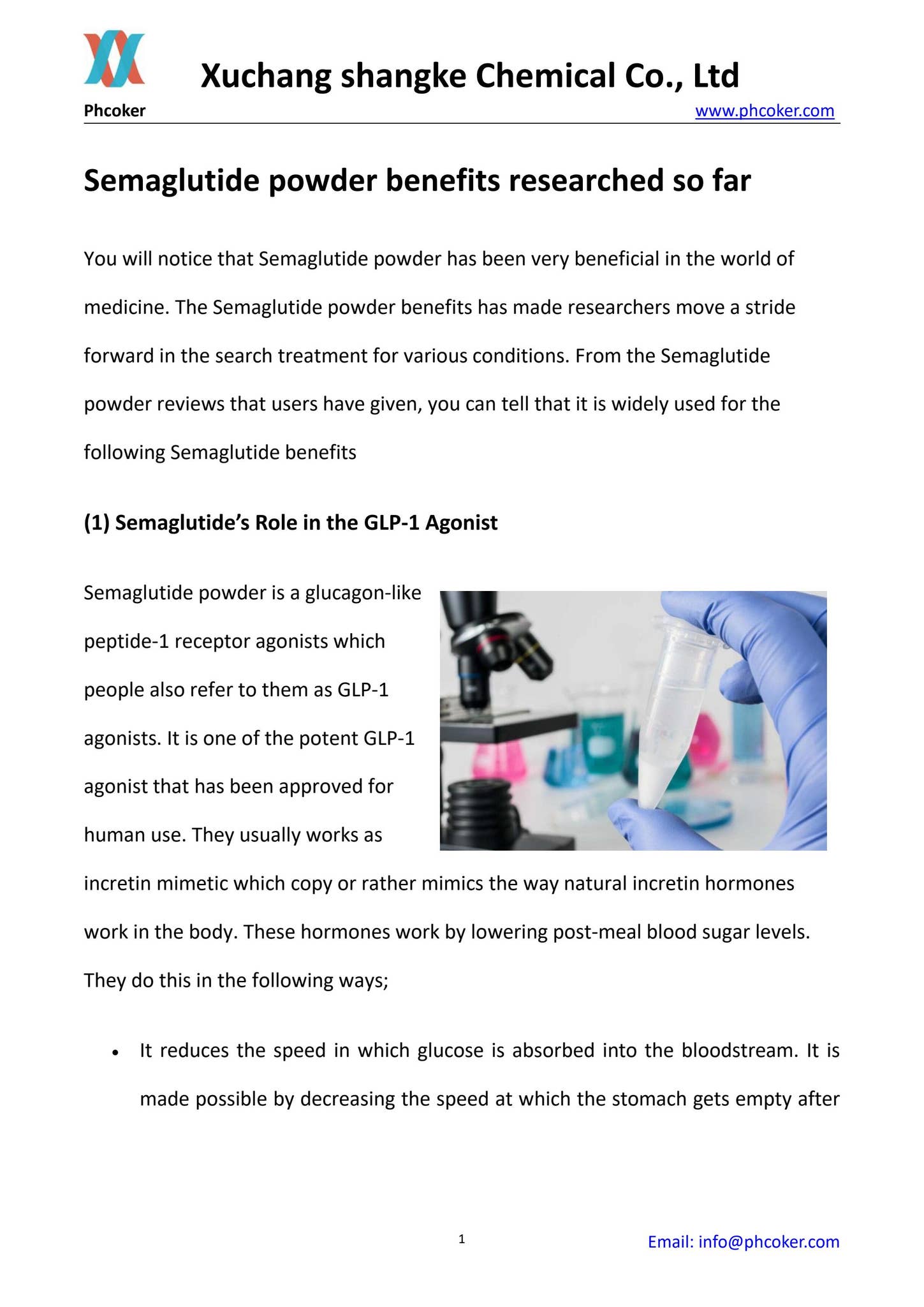 what are the benefits of semaglutide powder by Polypeptide.org - Issuu