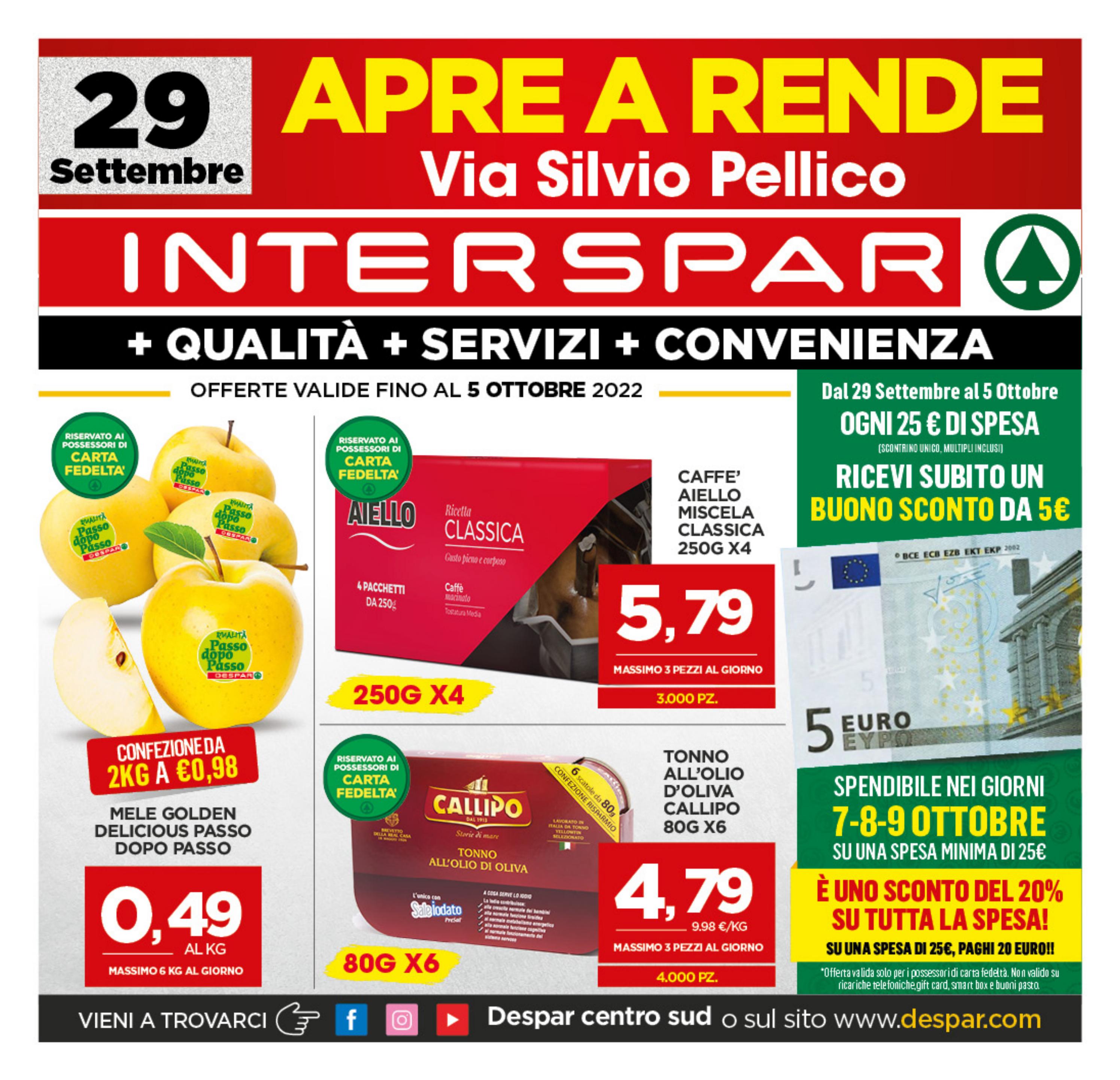 INTERSPAR APRE A RENDE by Oggiweb Srl - Issuu