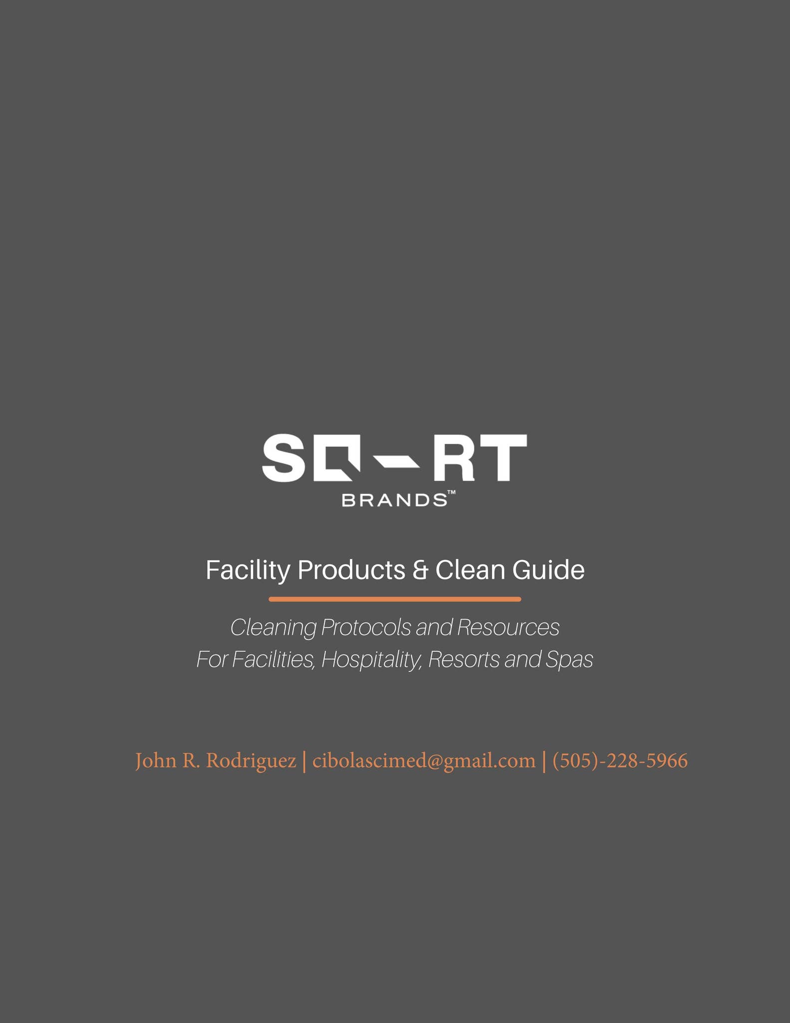 Facility Supplies: John R. Rodriguez by Square Root Brands - Issuu
