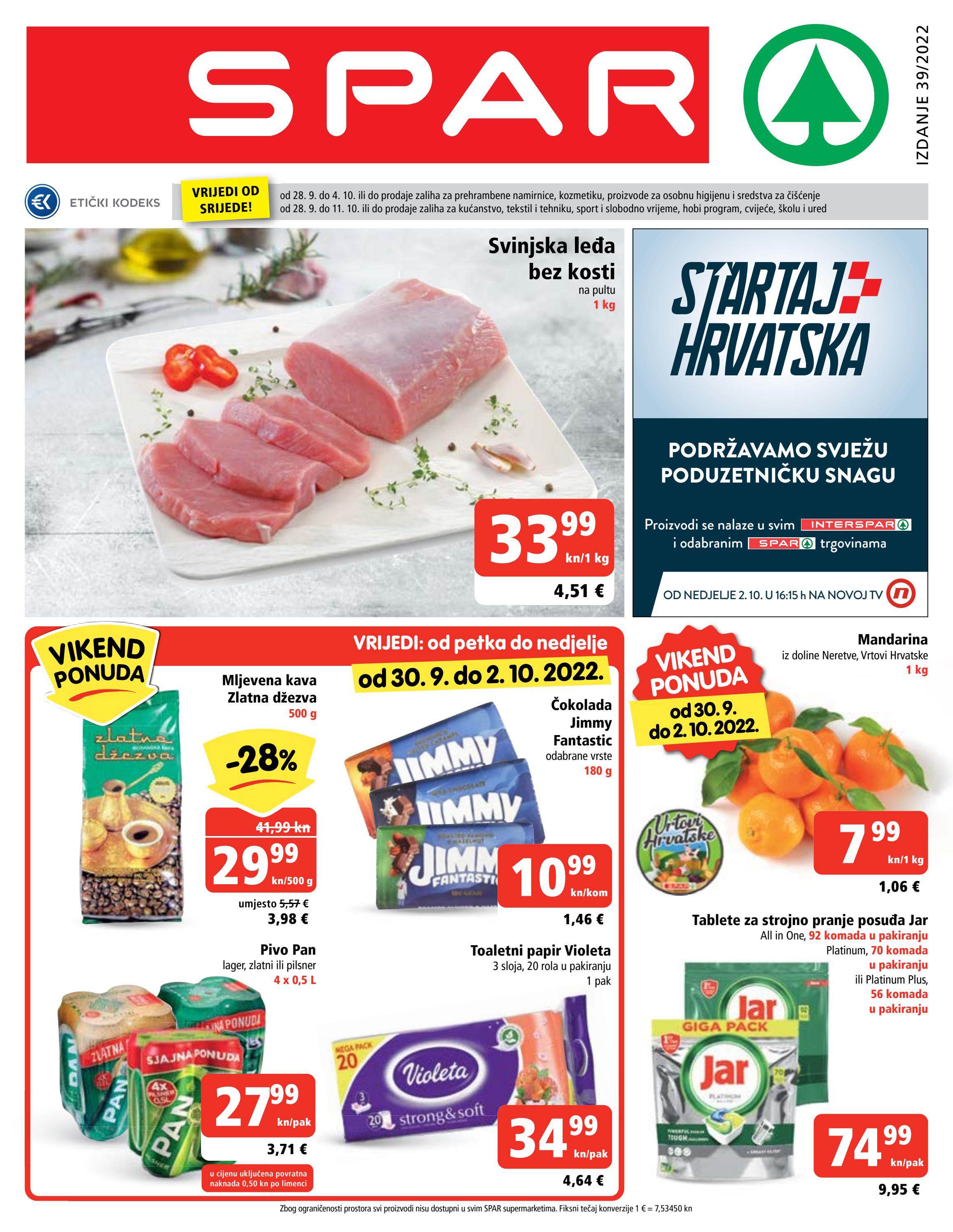 Spar katalog od 28.09.-11.10.2022. by Catalog.hr - Issuu
