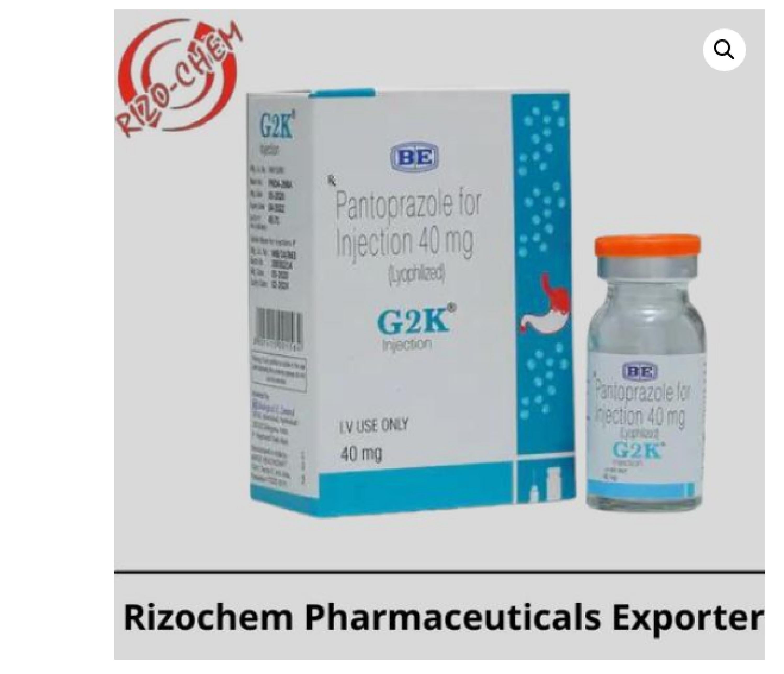 What is Pantoprazole 40 mg G2K Injection by Rizochem Pharmaceuticals ...