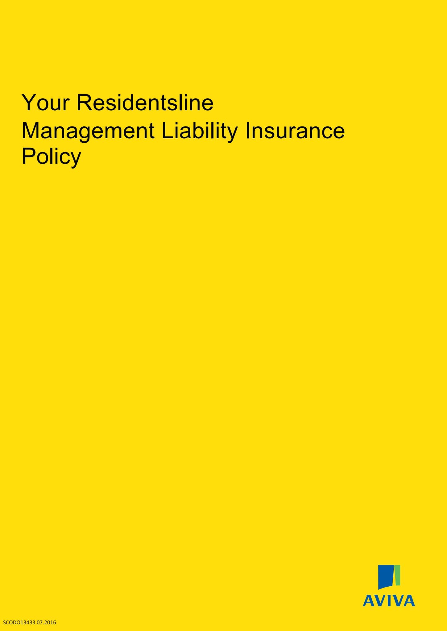 AVIVA Directors and Officers Policy Wording Sept2022 by Residentsline ...