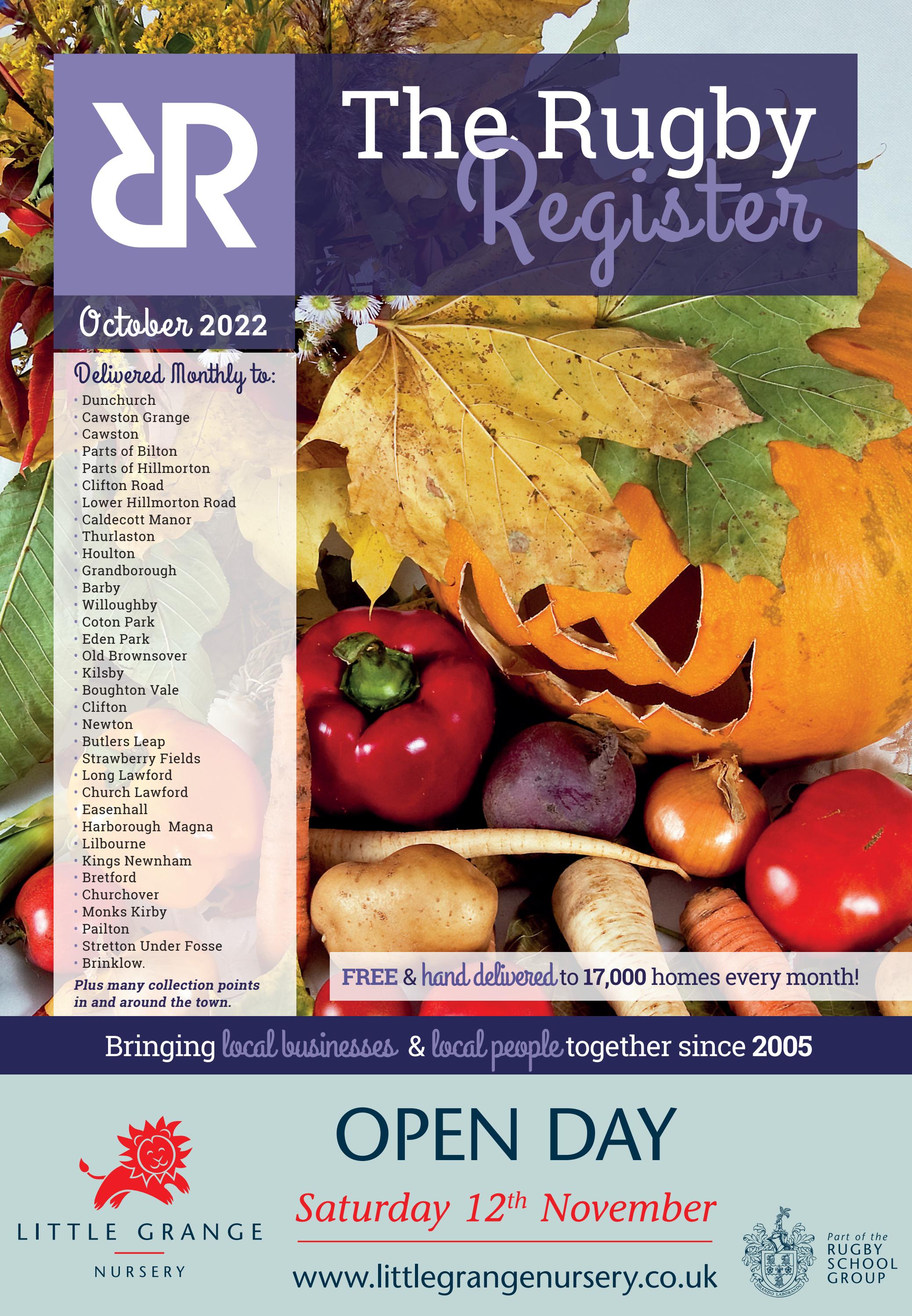 The Rugby Register October 2022 Edition by RUGBY REGISTER - Issuu
