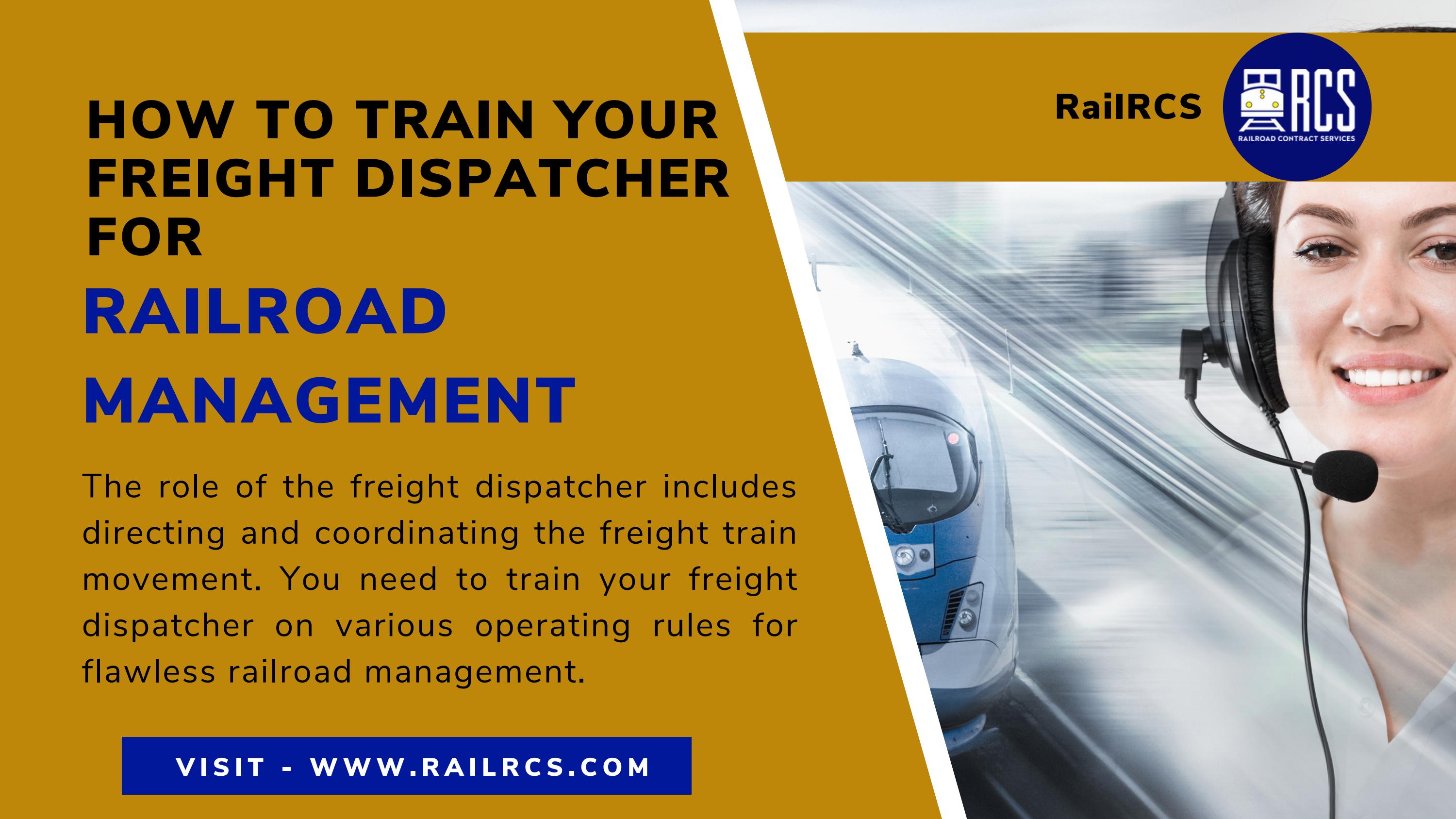 How to train your freight dispatcher for railroad management? by Rail ...
