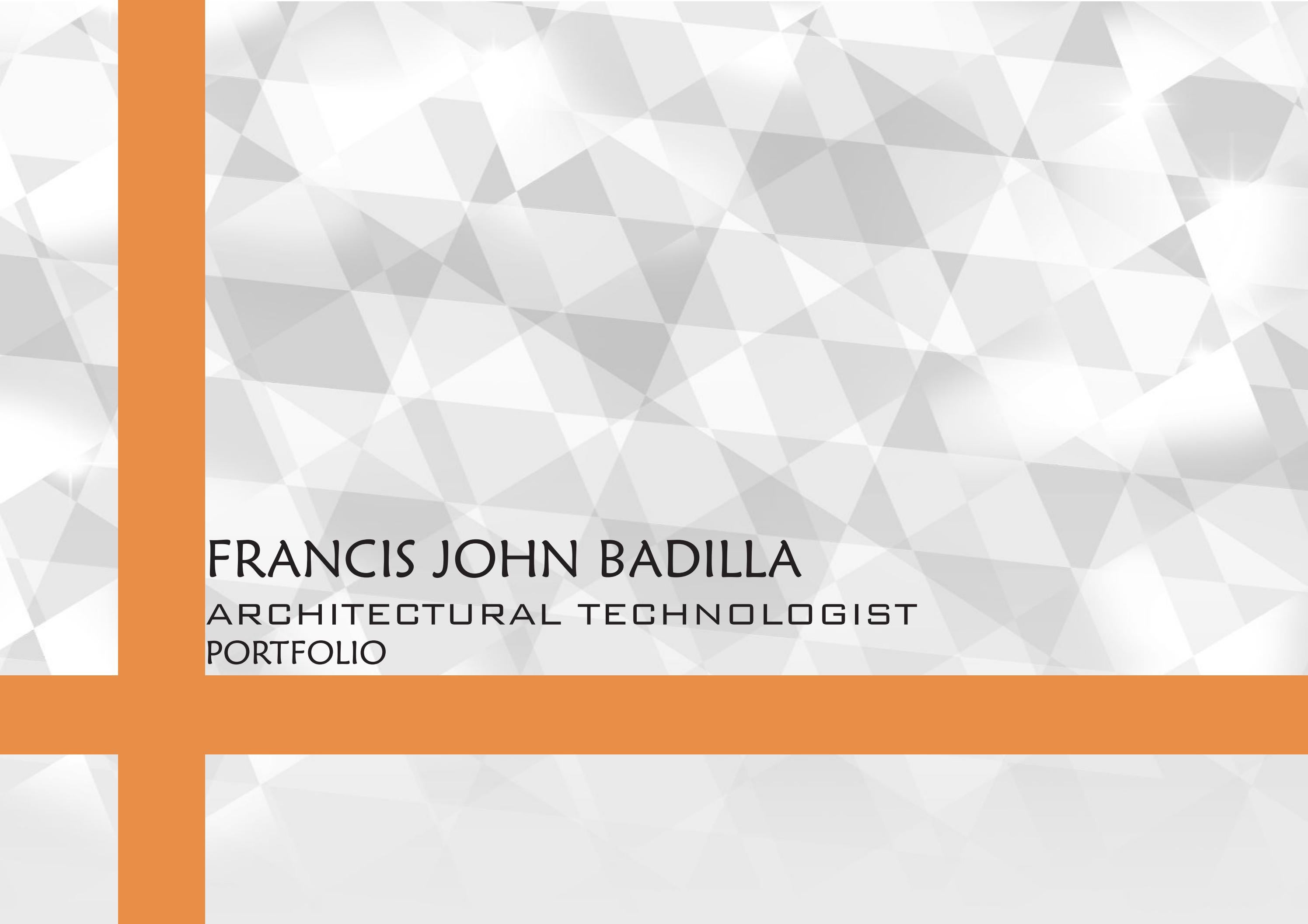 Architecture Technologist Portfolio- Francis Badilla by FrancisJBadilla ...