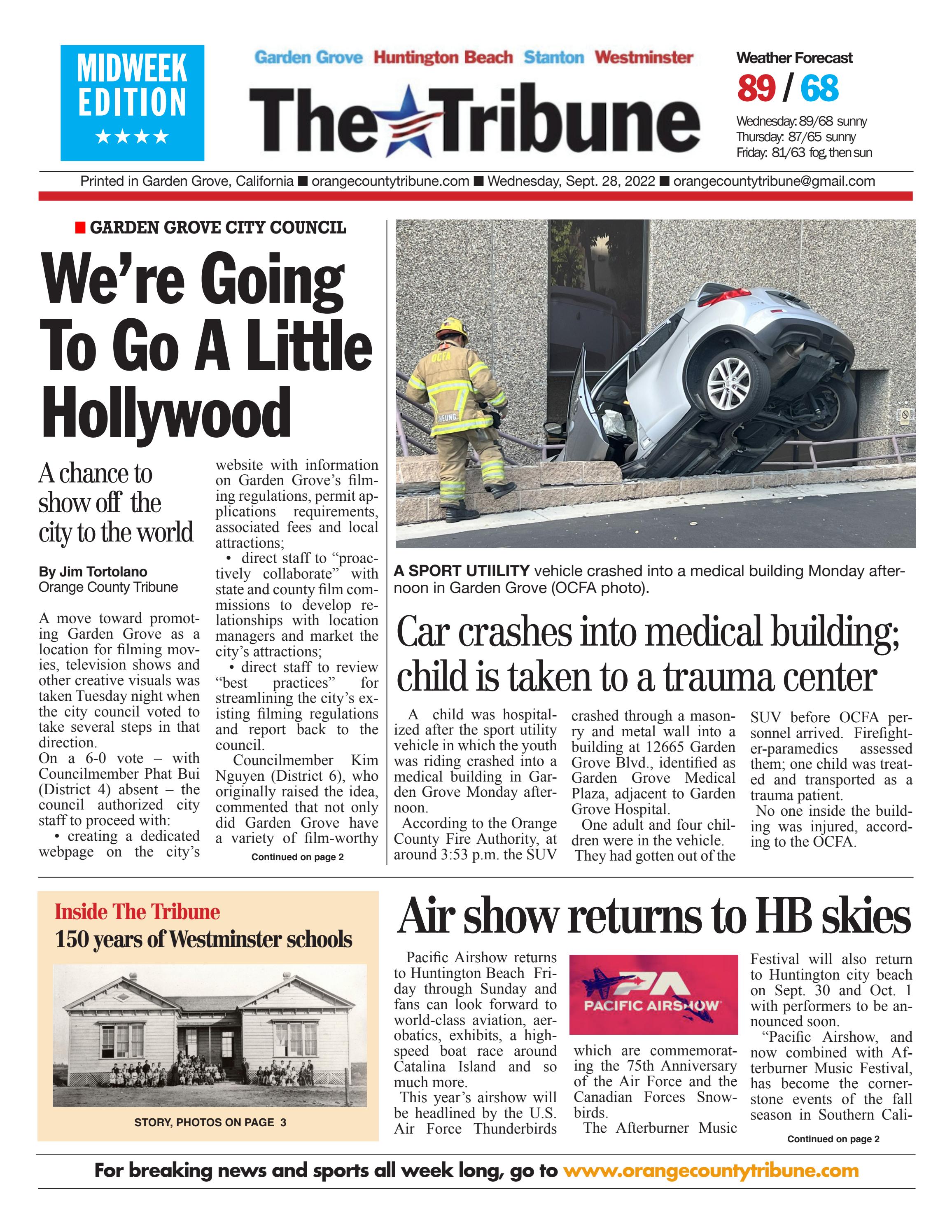 The Orange County Tribune Sept. 28, 2022 by orangecountytribune - Issuu