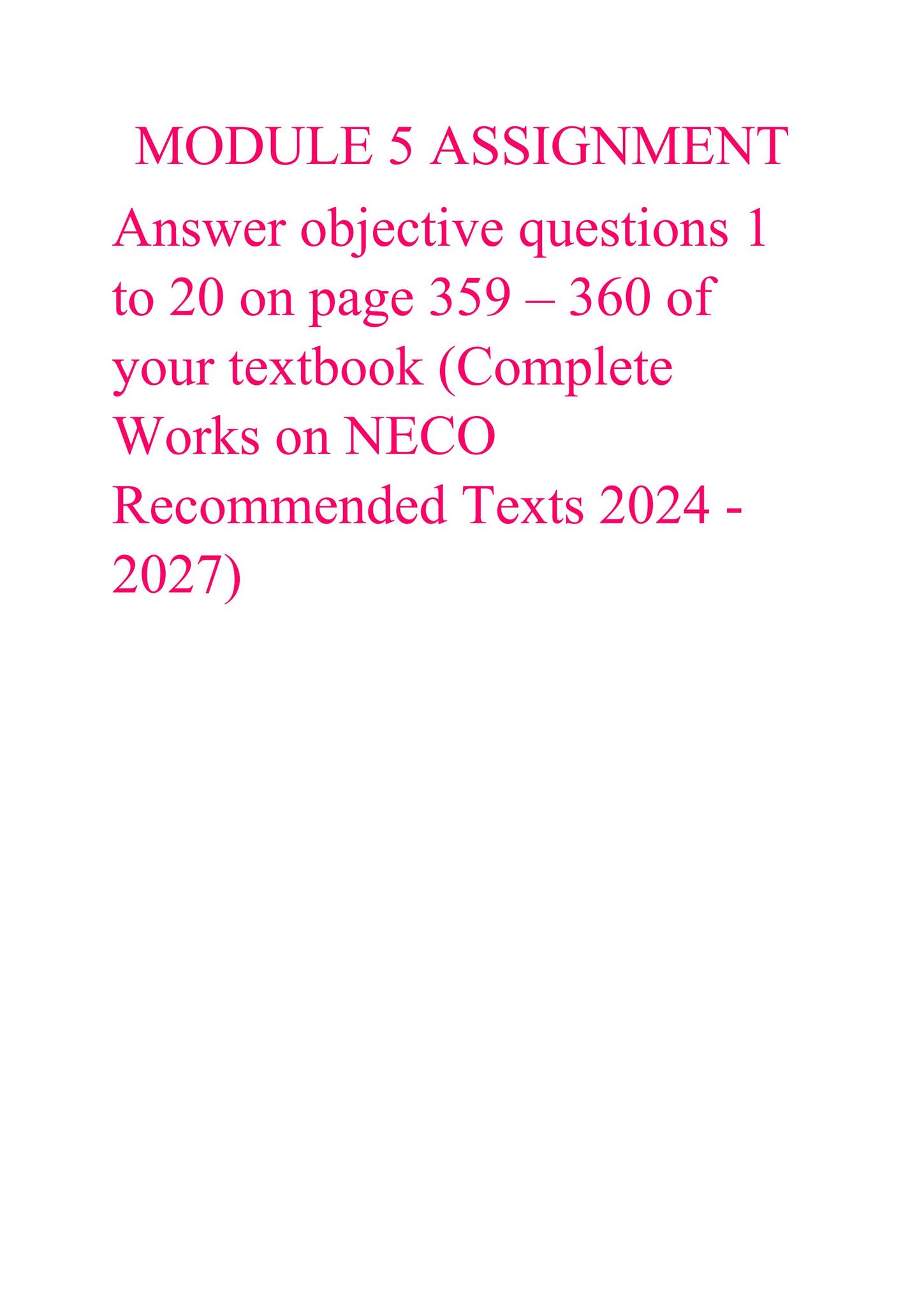 Module 5 Assignment by Gra chef - Issuu