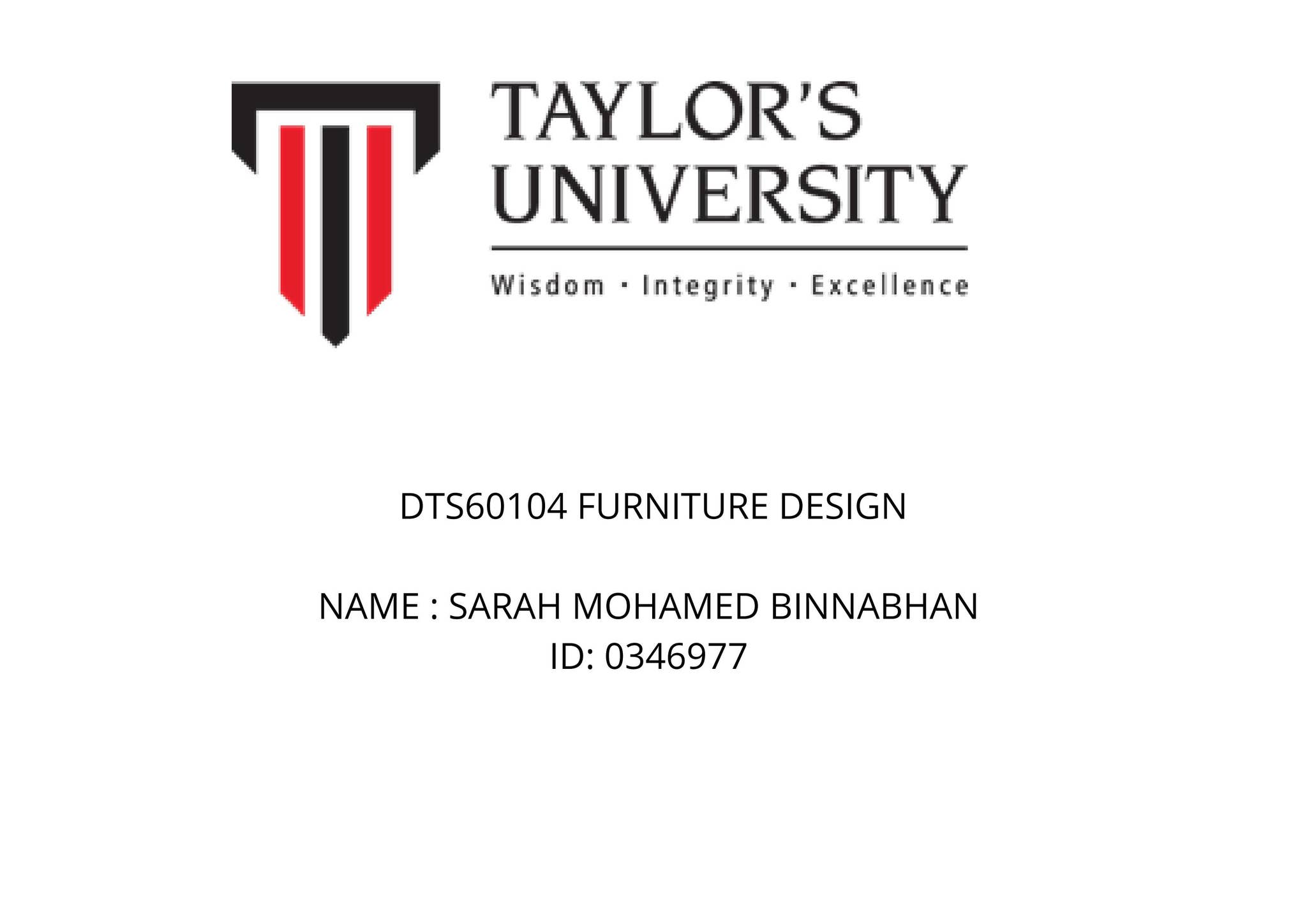 DST 60104 FURNITURE DESIGN by sarah mohammed - Issuu