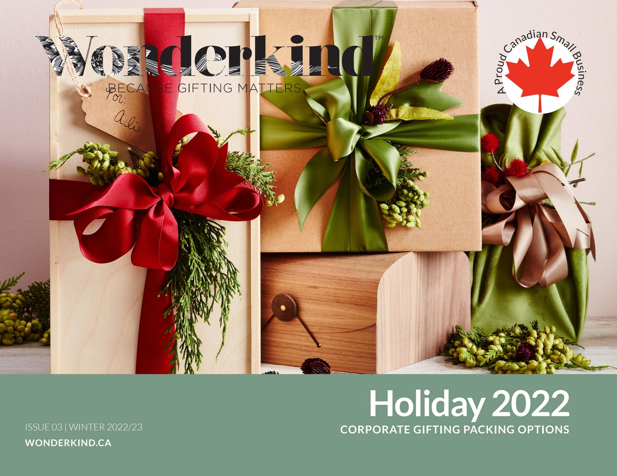 Wonderkind Gifting Holiday22 Packaging by wonderkind_inc - Issuu