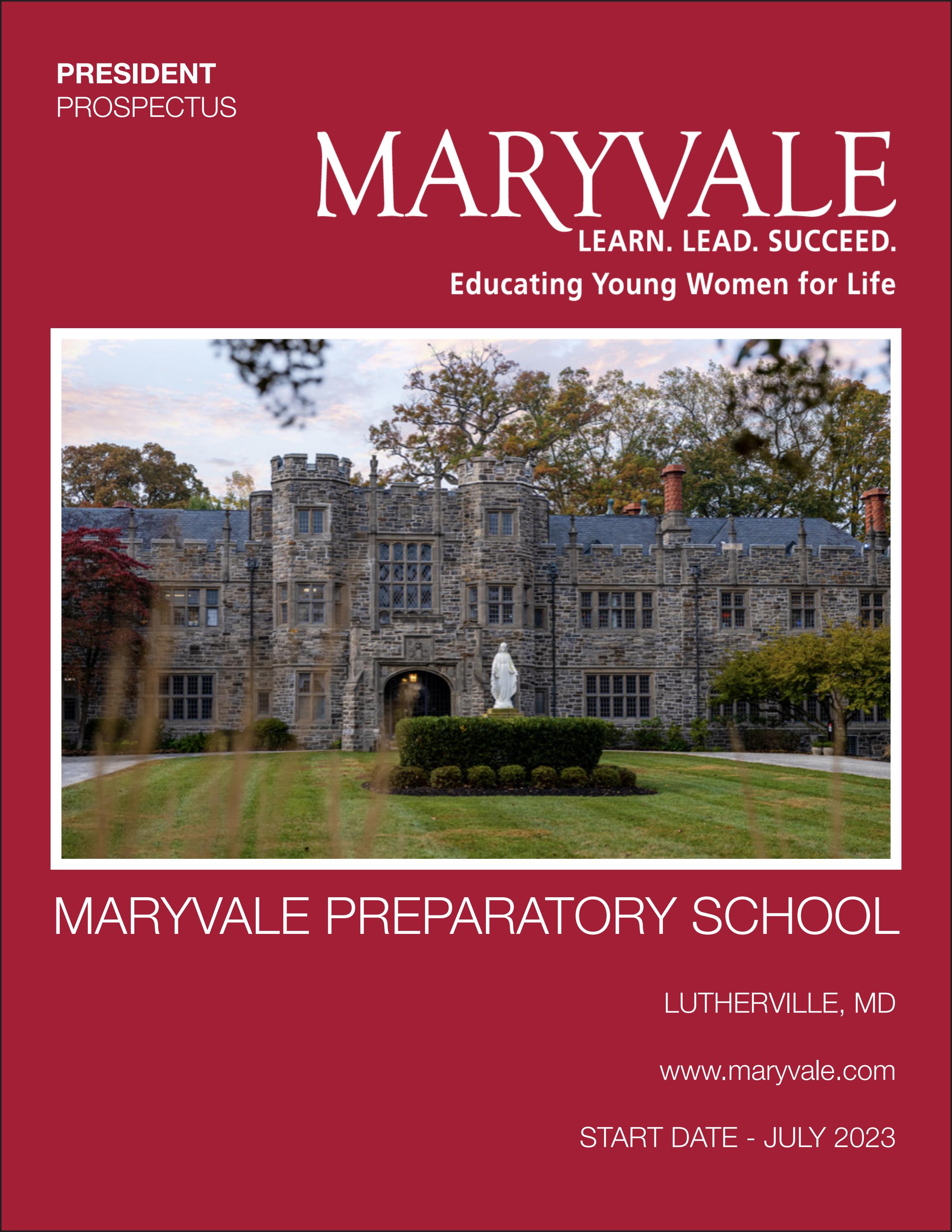 Maryvale's Head of School Prospectus by Maryvale Preparatory School - Issuu