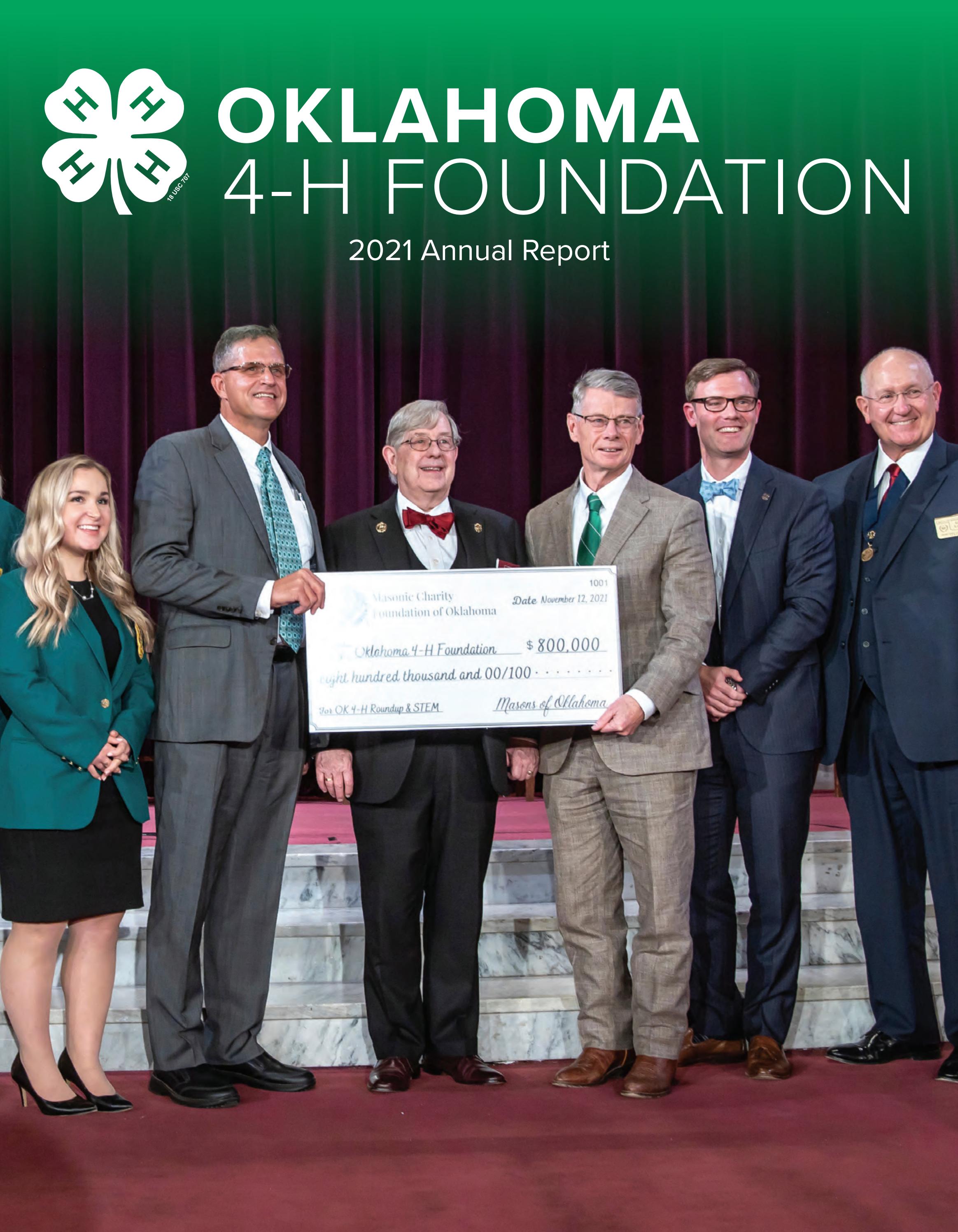2021 Annual Report by Oklahoma 4-H - Issuu