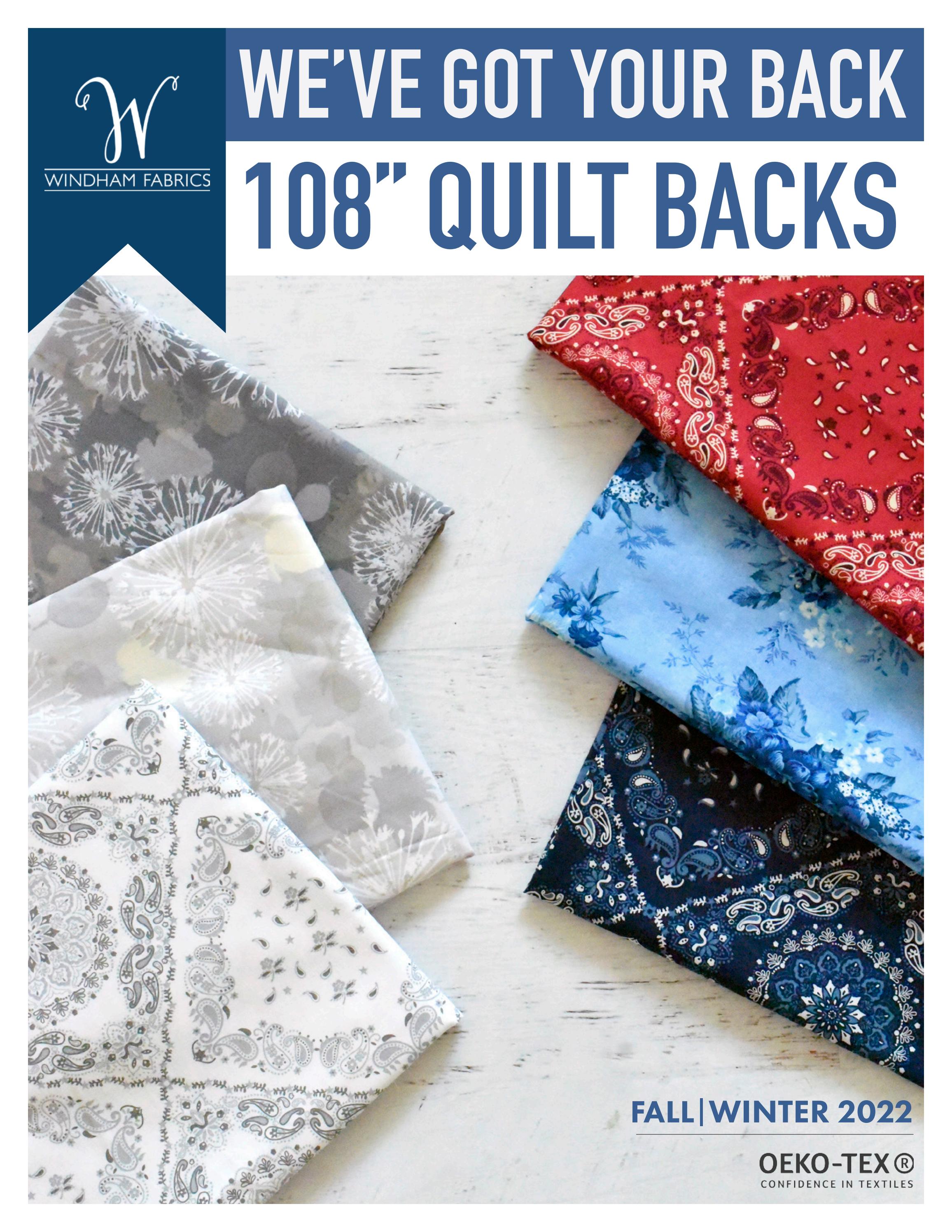 Windham 108" Quilt Backs - Fall/Winter 2022 by Windham Fabrics - Issuu