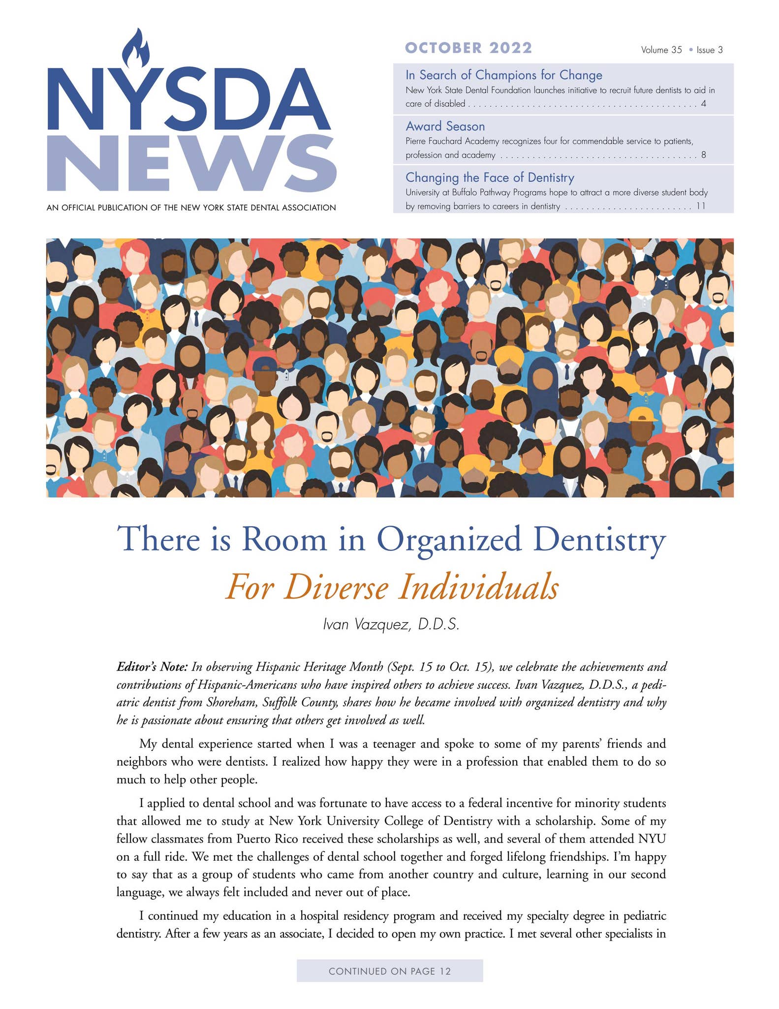 NYSDA News October 2022 by New York State Dental Association - Issuu