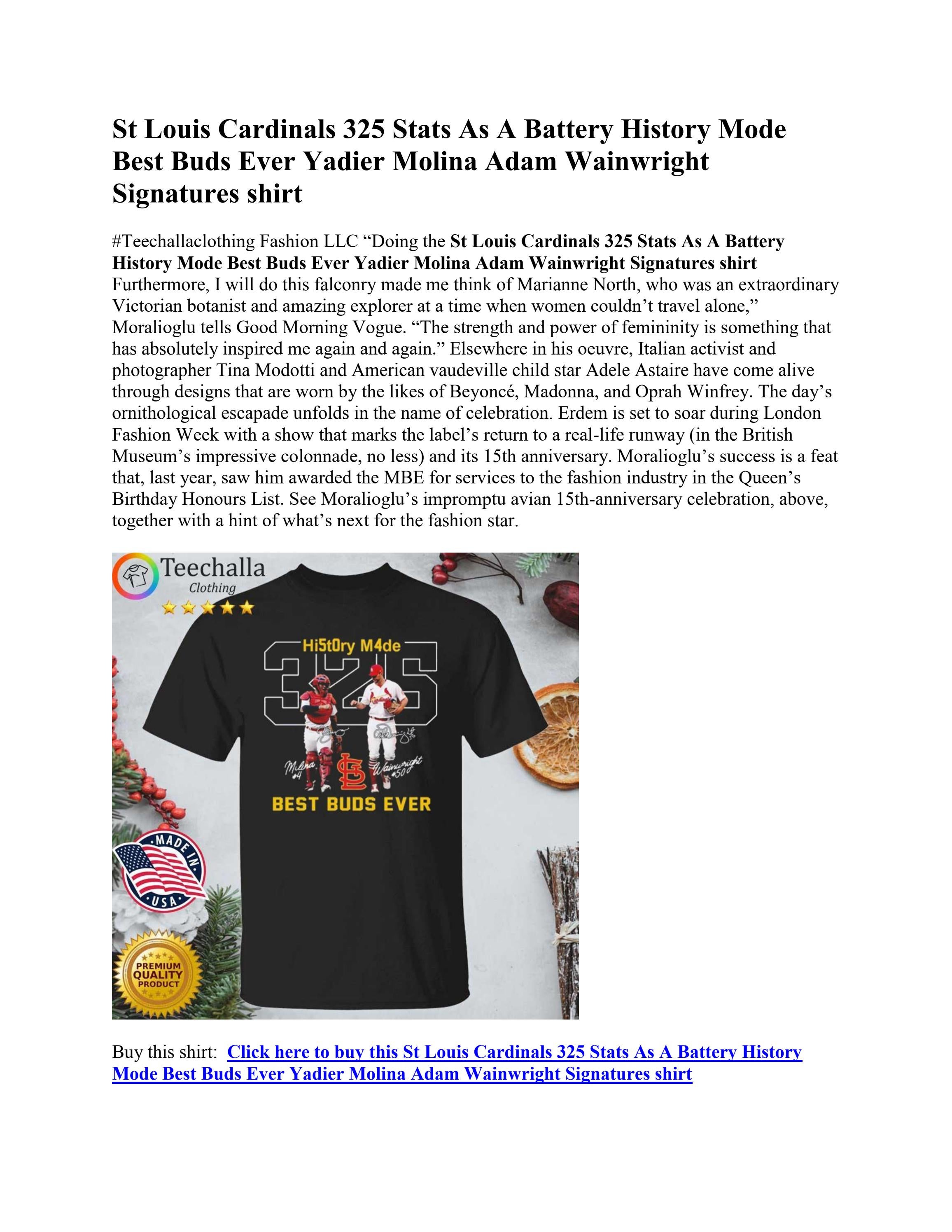 St Louis Cardinals 325 Stats As A Battery History Mode Best Buds Ever ...