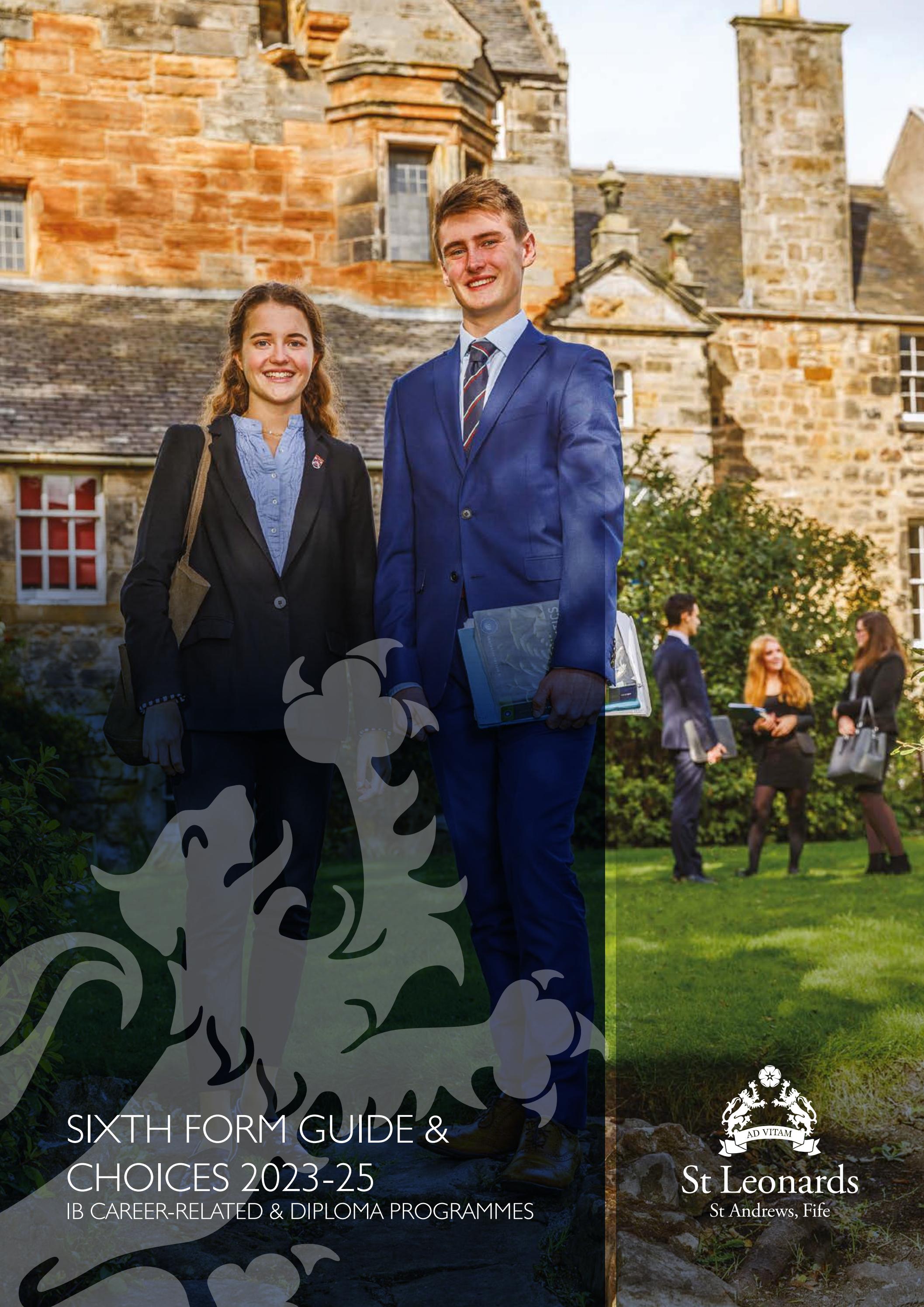 Sixth Form Guide 2023-2025 by St Leonards School - Issuu