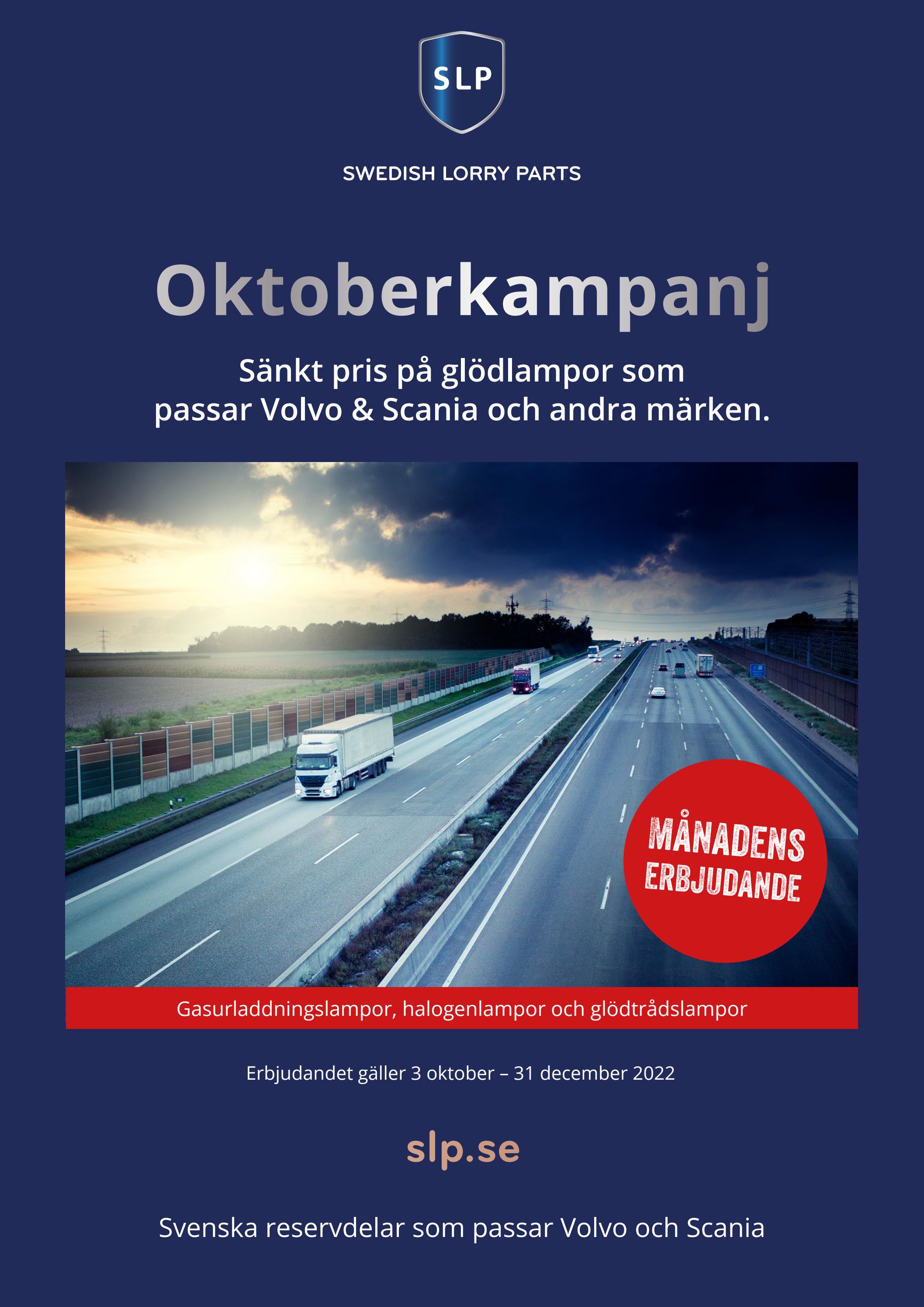SLP oktoberkampanj 2022 by SLP - Swedish Lorry Parts - Issuu