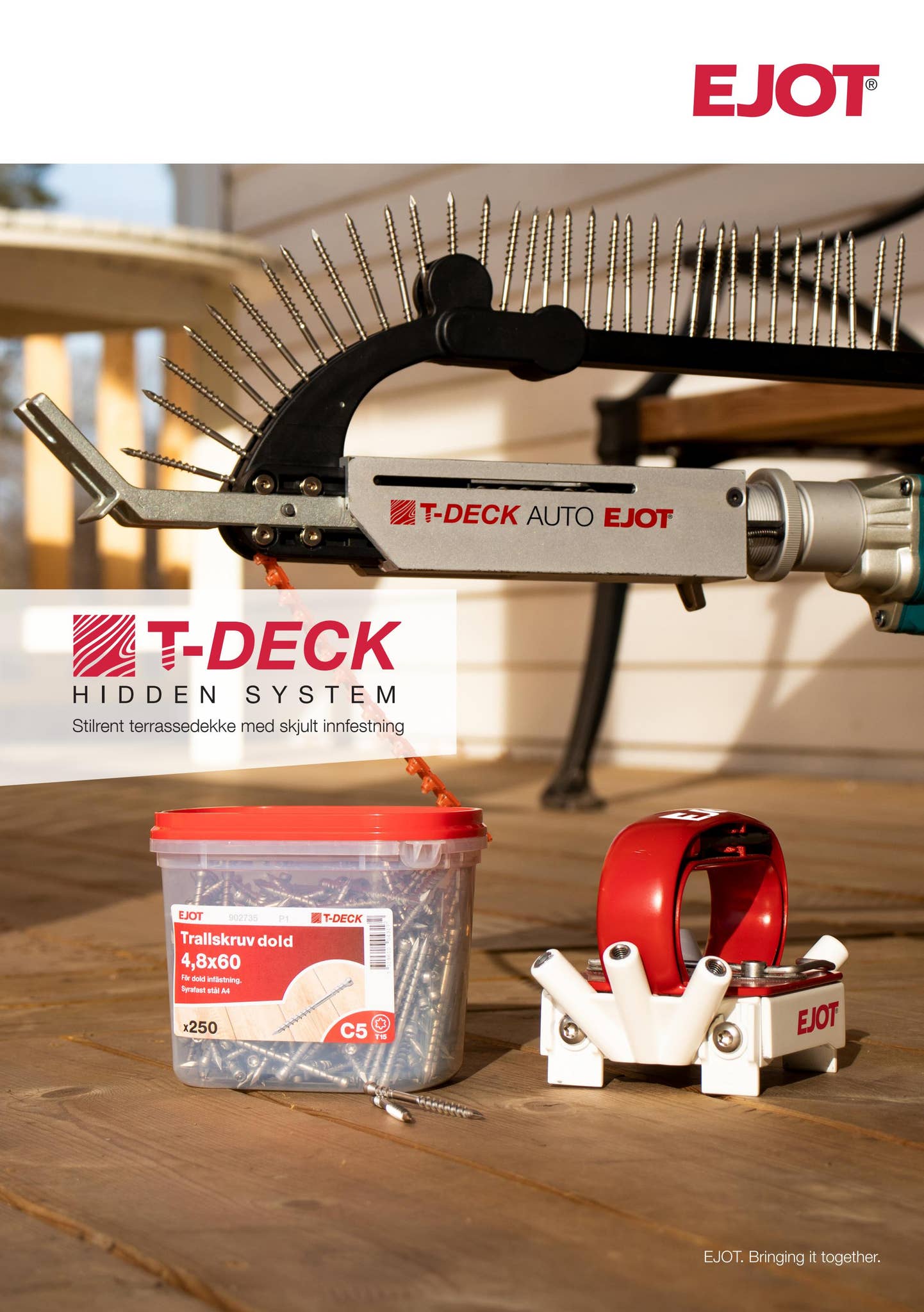 T-Deck, Stilrent terrassedekke med skjult innfestning by ejotsverige ...