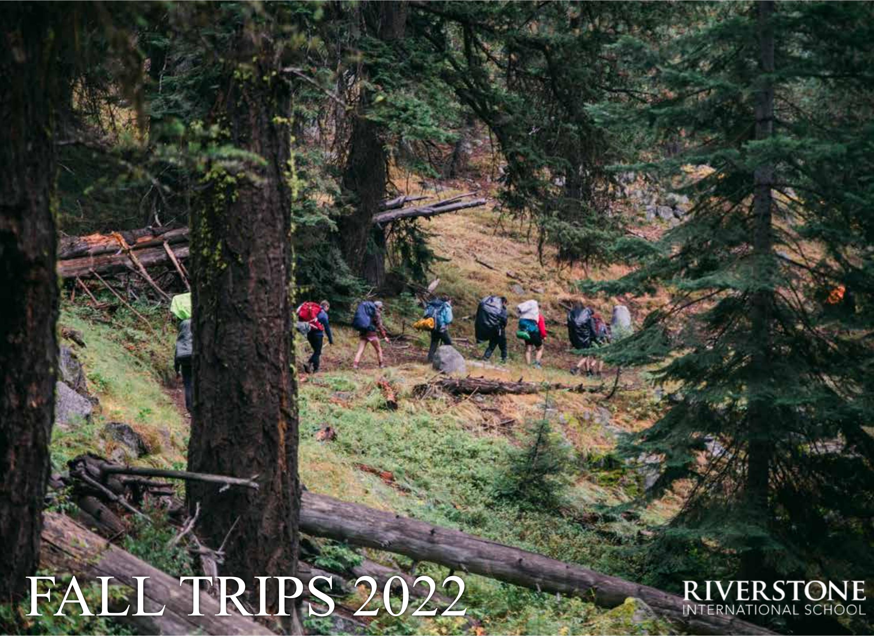Fall Trips 2022 by Riverstone International School - Issuu