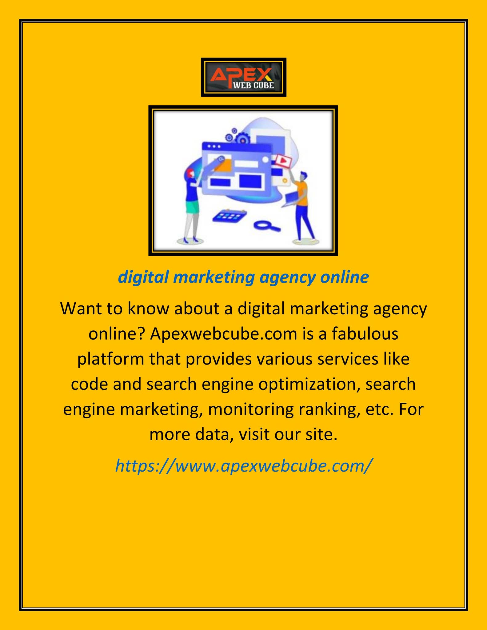 Digital Marketing Agency Online | Apexwebcube.com by Apex Web Cube - Issuu