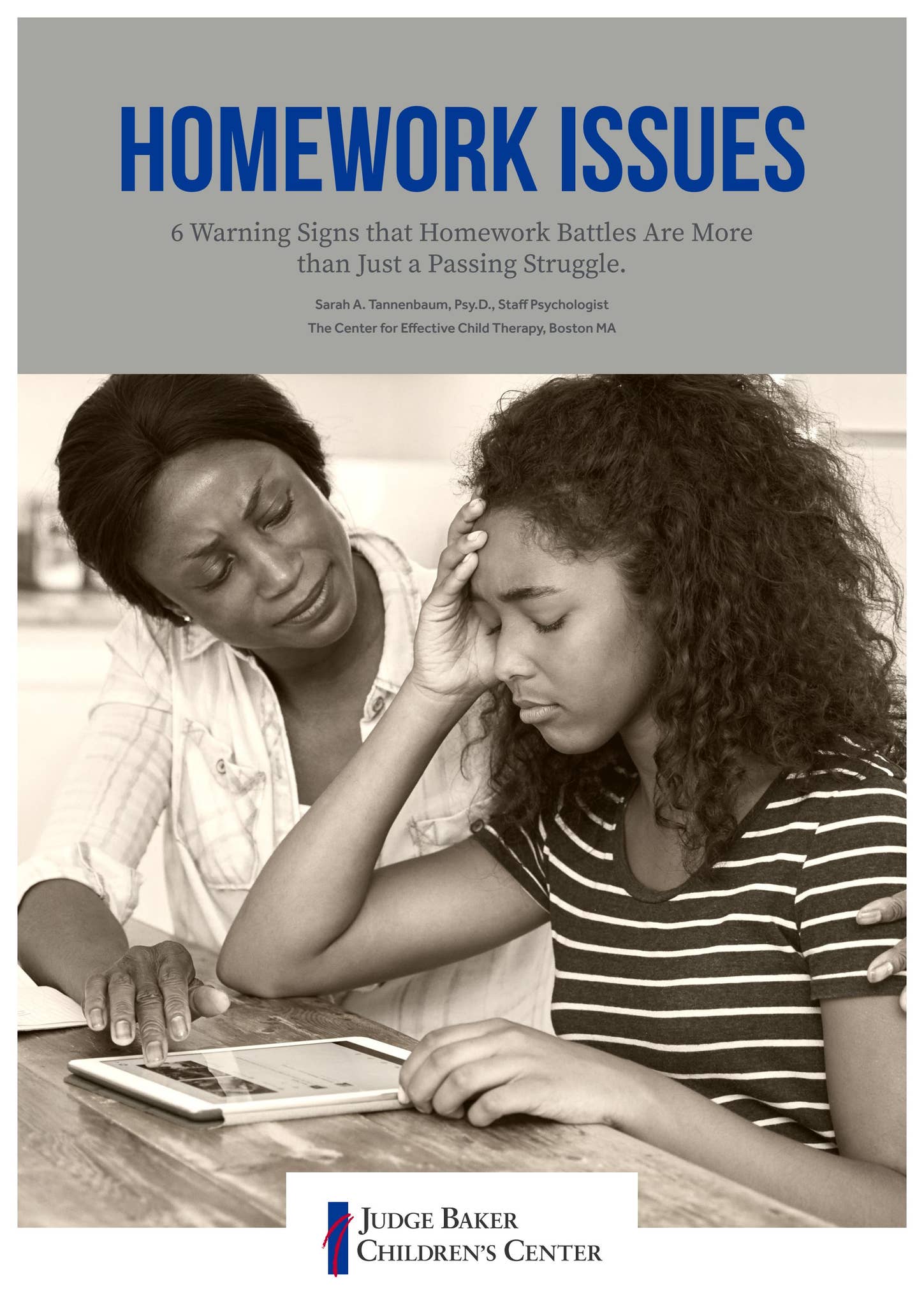 Homework Issues: Six Warning Signs That Homework Battles Are More Than ...