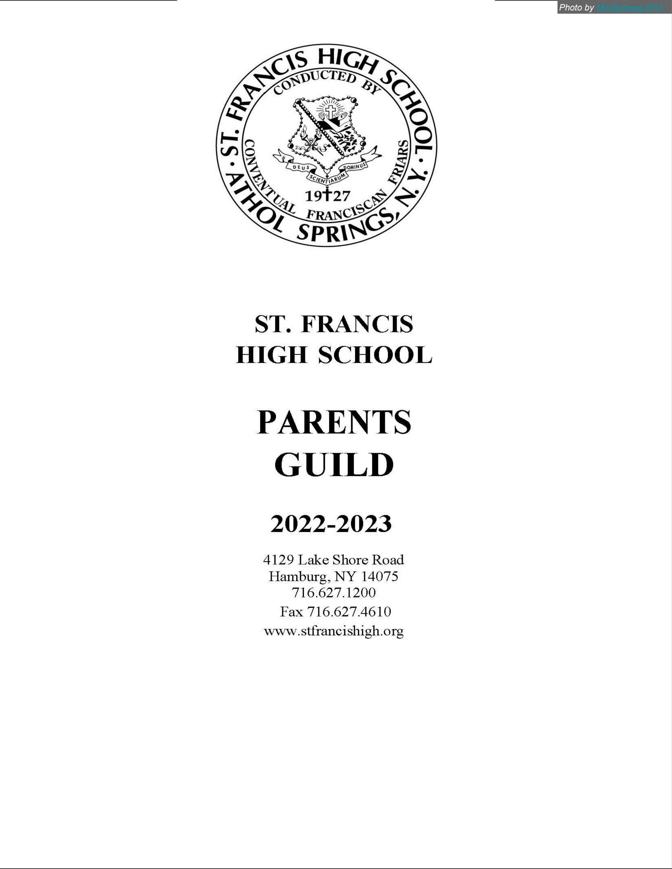 St. Francis High School Parents Guild 2022-2023 by Sue Schaffstall - Issuu