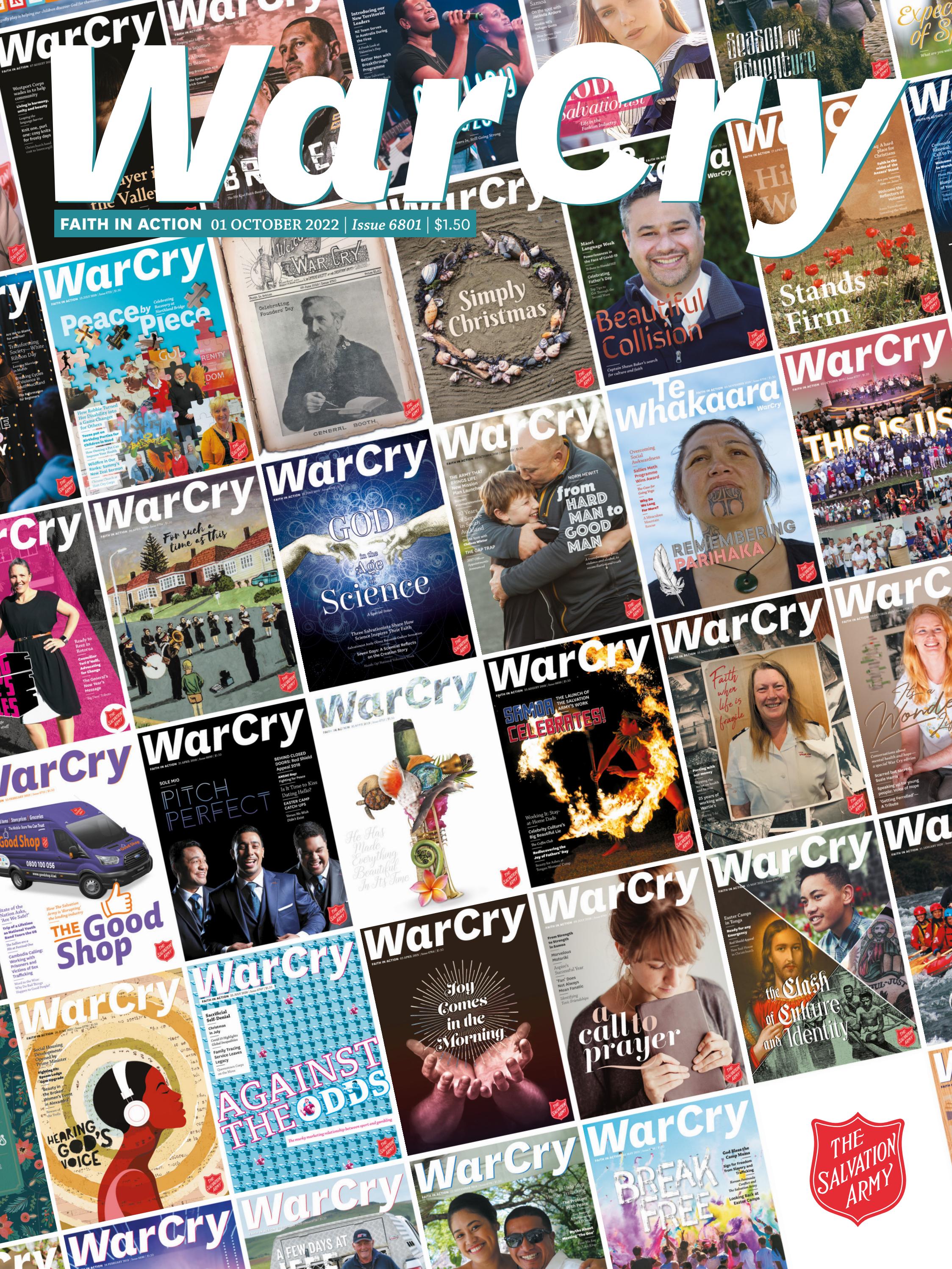 01 October 2022 NZFTS War Cry by The Salvation Army War Cry (NZ, Fiji ...