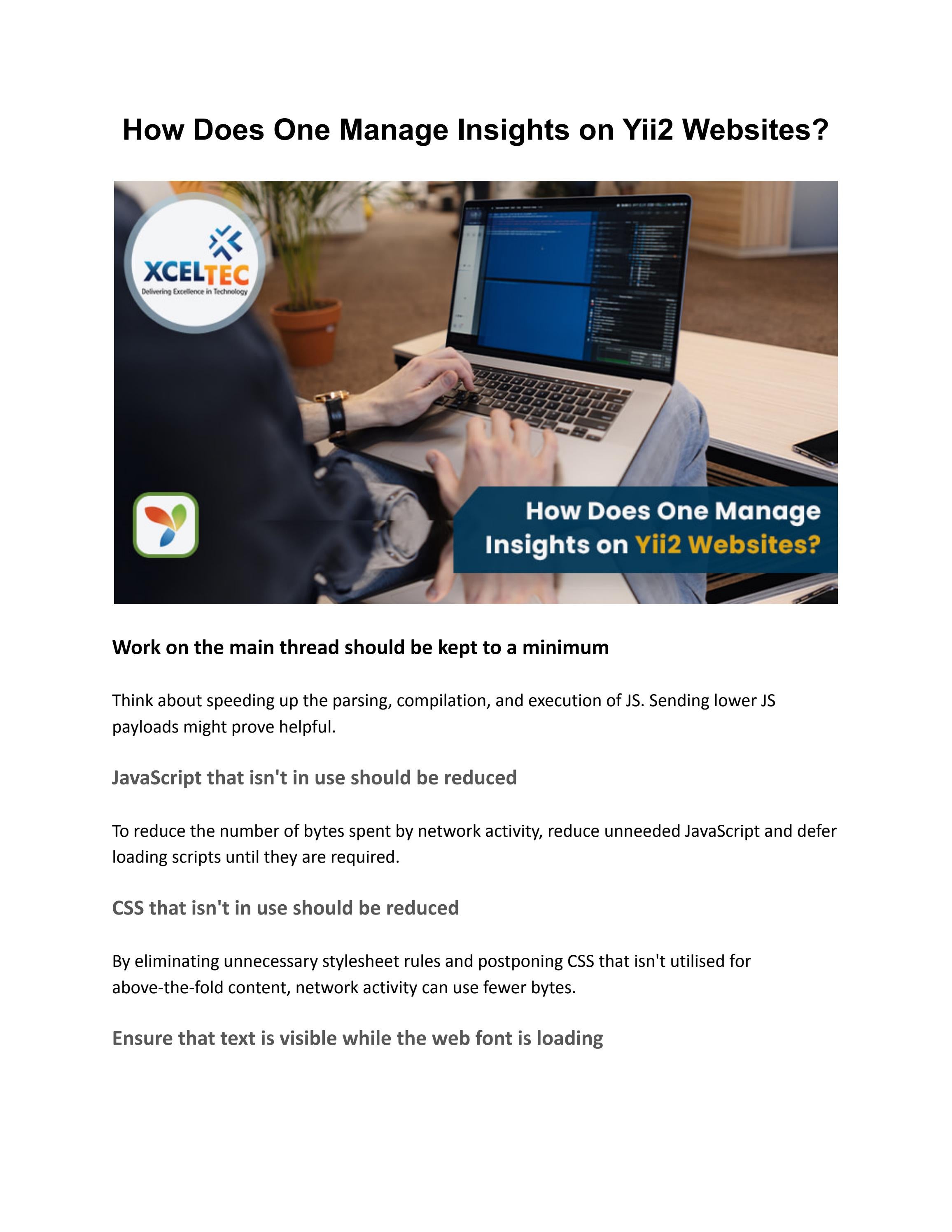 Learn Insights on Yii2 Websites | XcelTec by XcelTec Interactive ...
