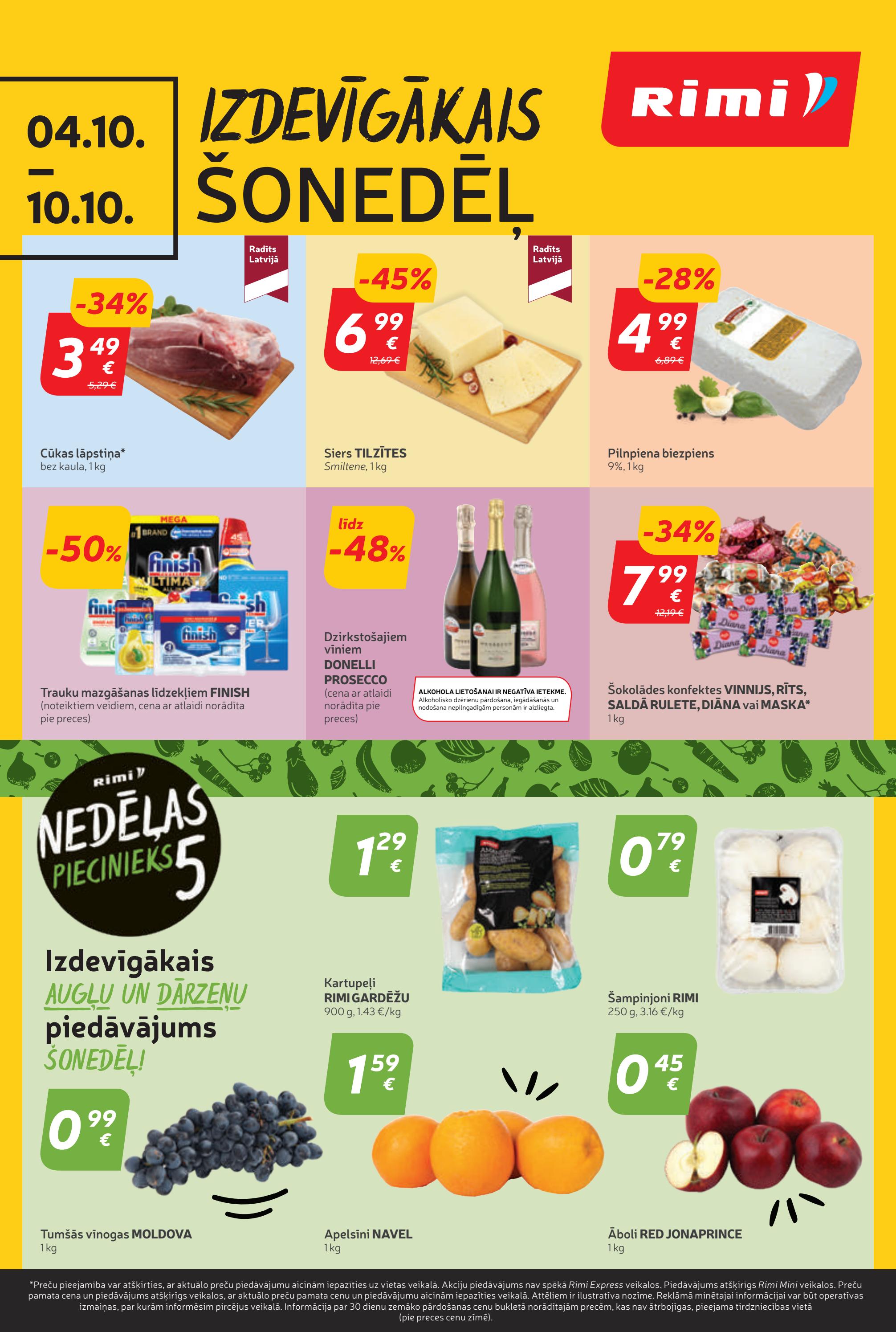 Rimi akciju buklets 04.10.-10.10.2022. by Rimi - Issuu