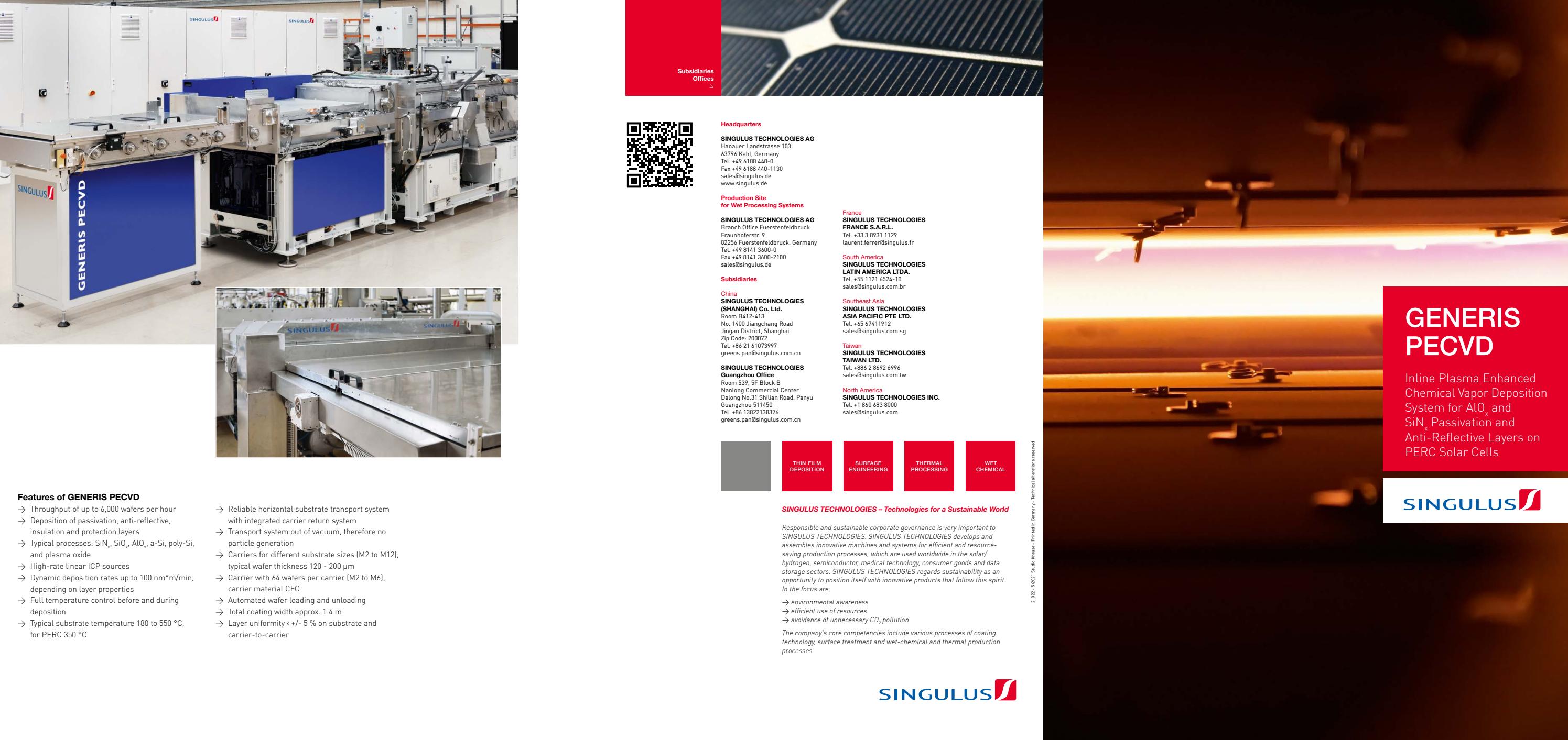 Singulus Technologies - Generis PECVD by Singulus Technologies - Issuu