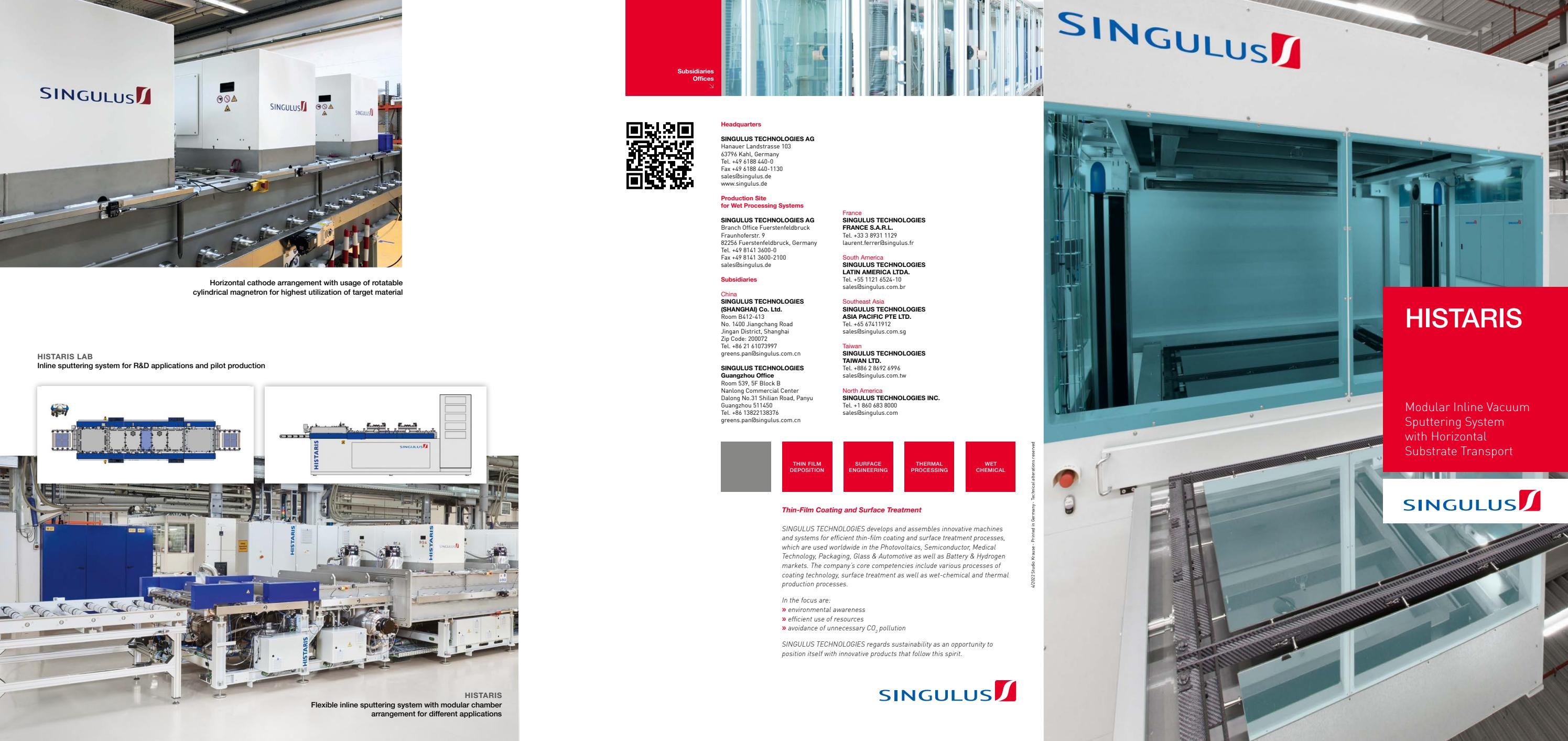 Singulus Technologies - Histaris by Singulus Technologies - Issuu