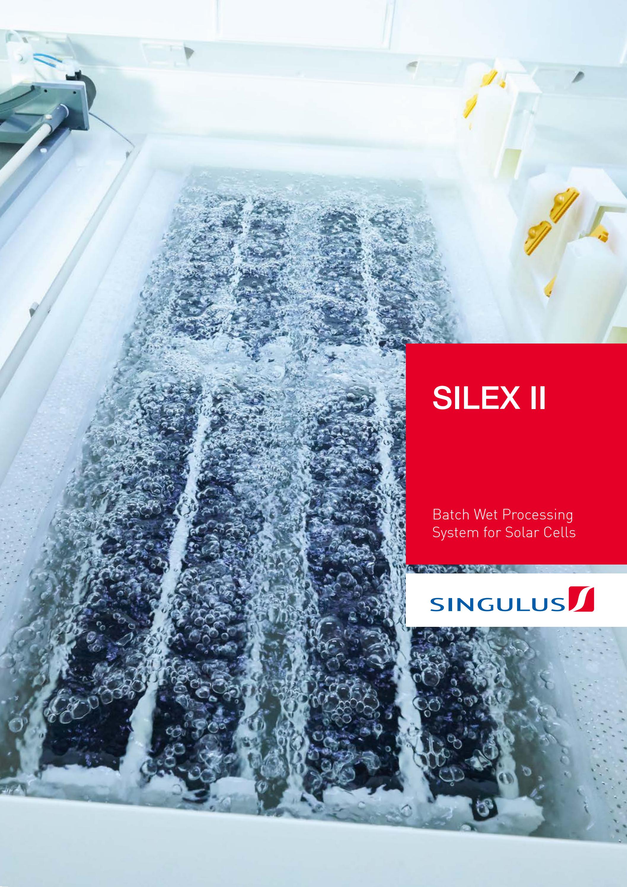 Singulus Technologies - Silex II by Singulus Technologies - Issuu
