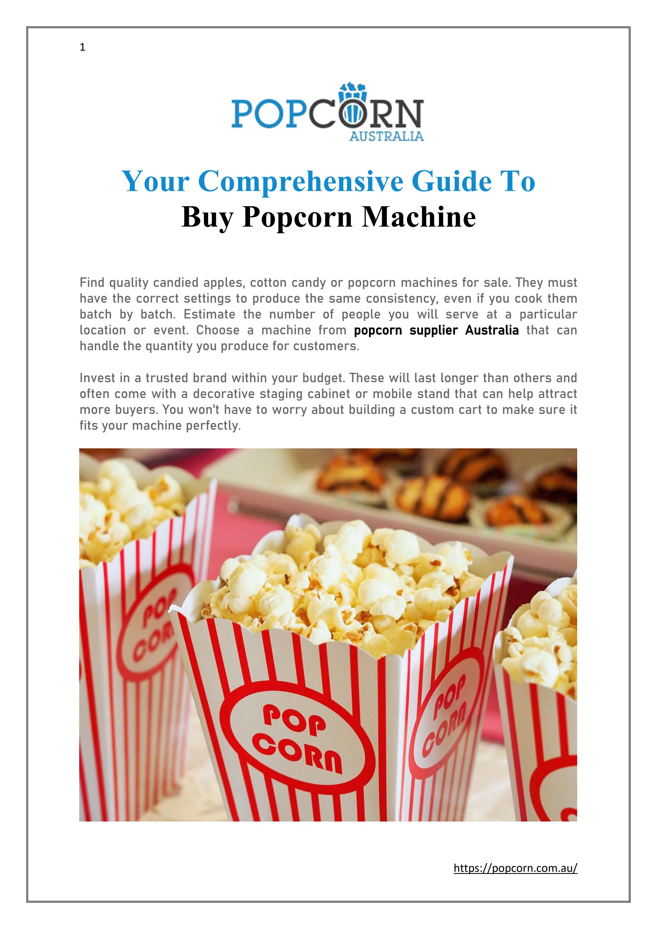 2 Pockets Fur Vest Great Northern Popcorn Machine Packets - 10oz All-in ...
