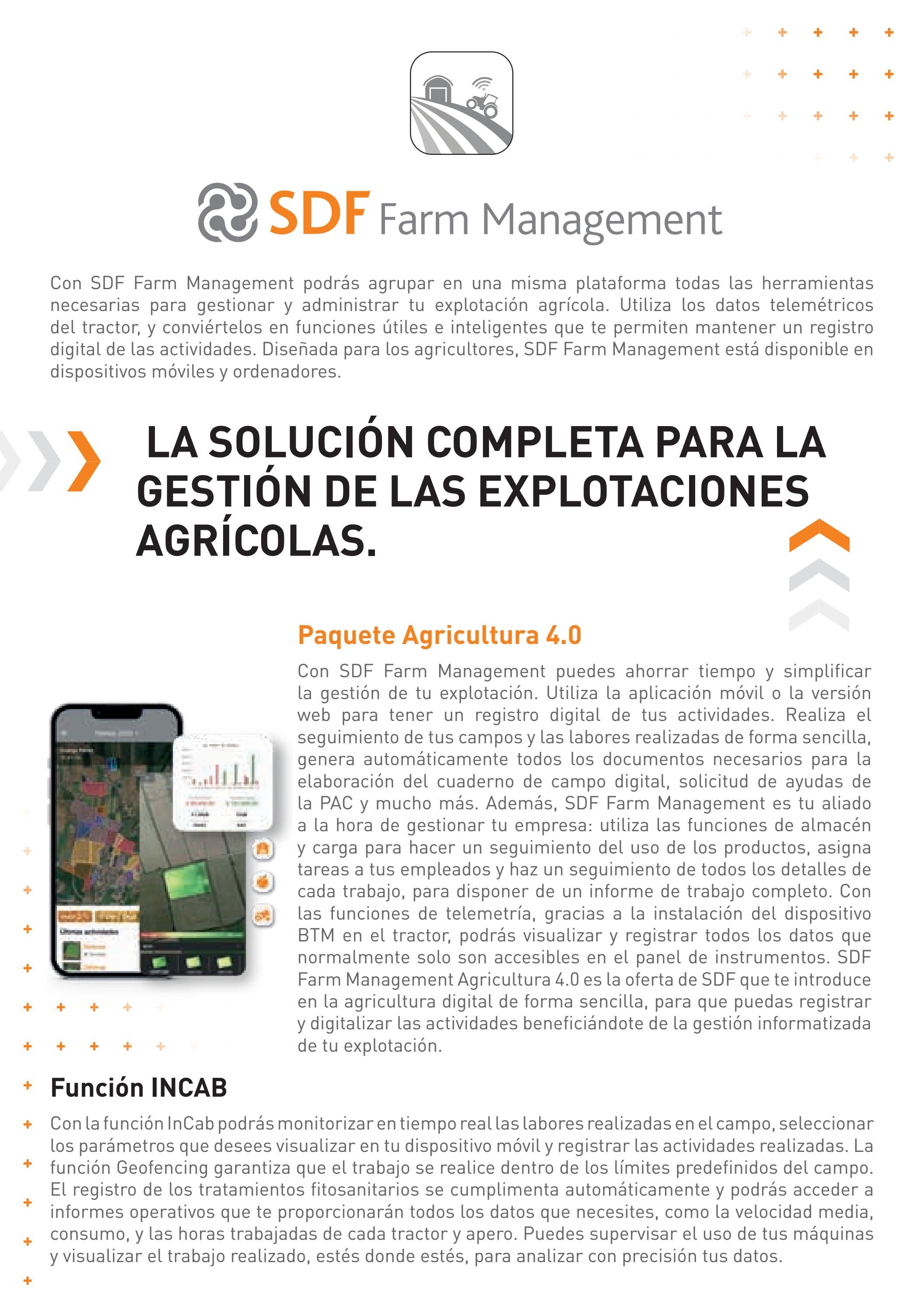 SDF Farm Management - Flyer_ES by sdf-group - Issuu