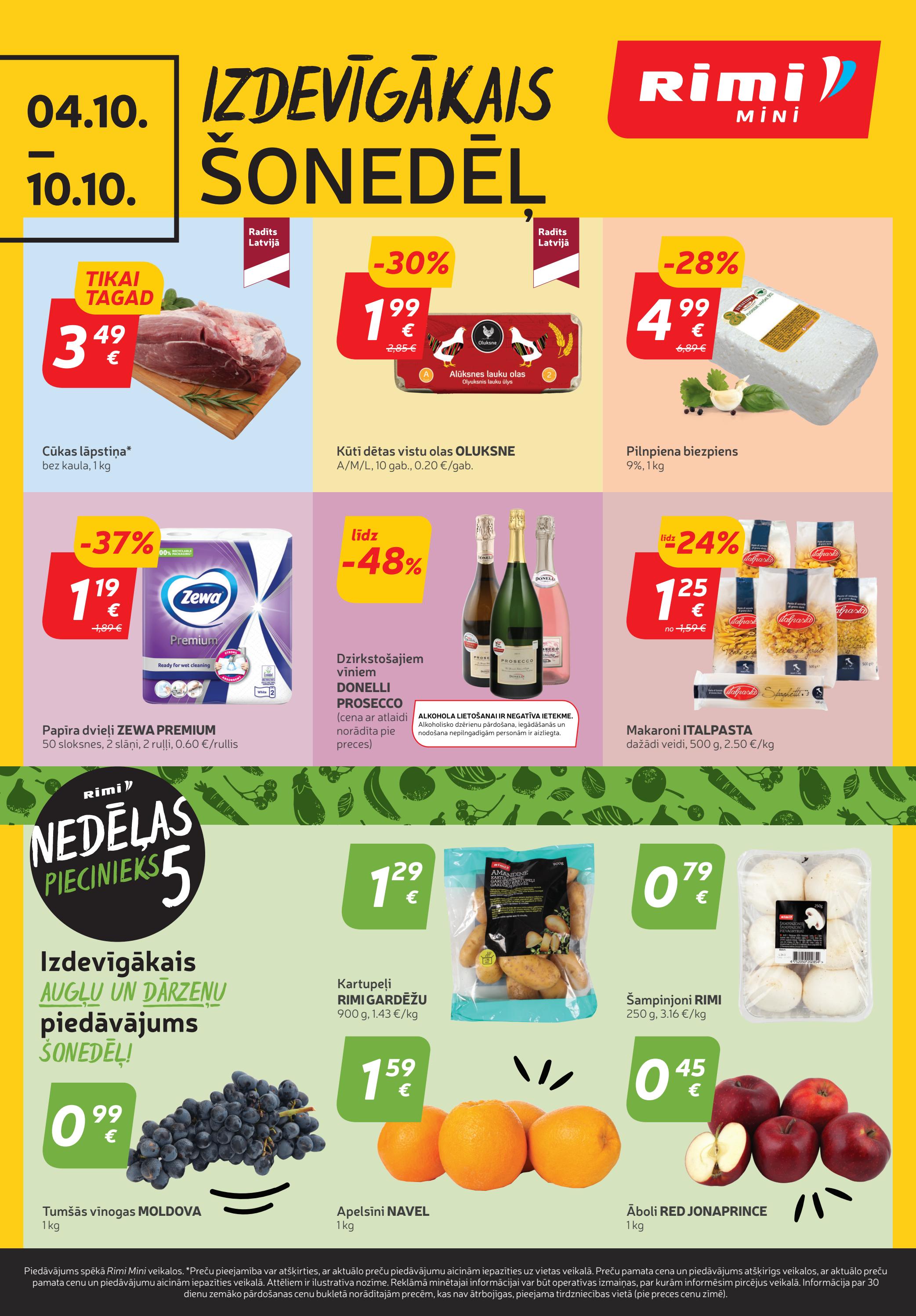 Rimi Mini akciju buklets 04.10.-10.10.2022. by Rimi - Issuu