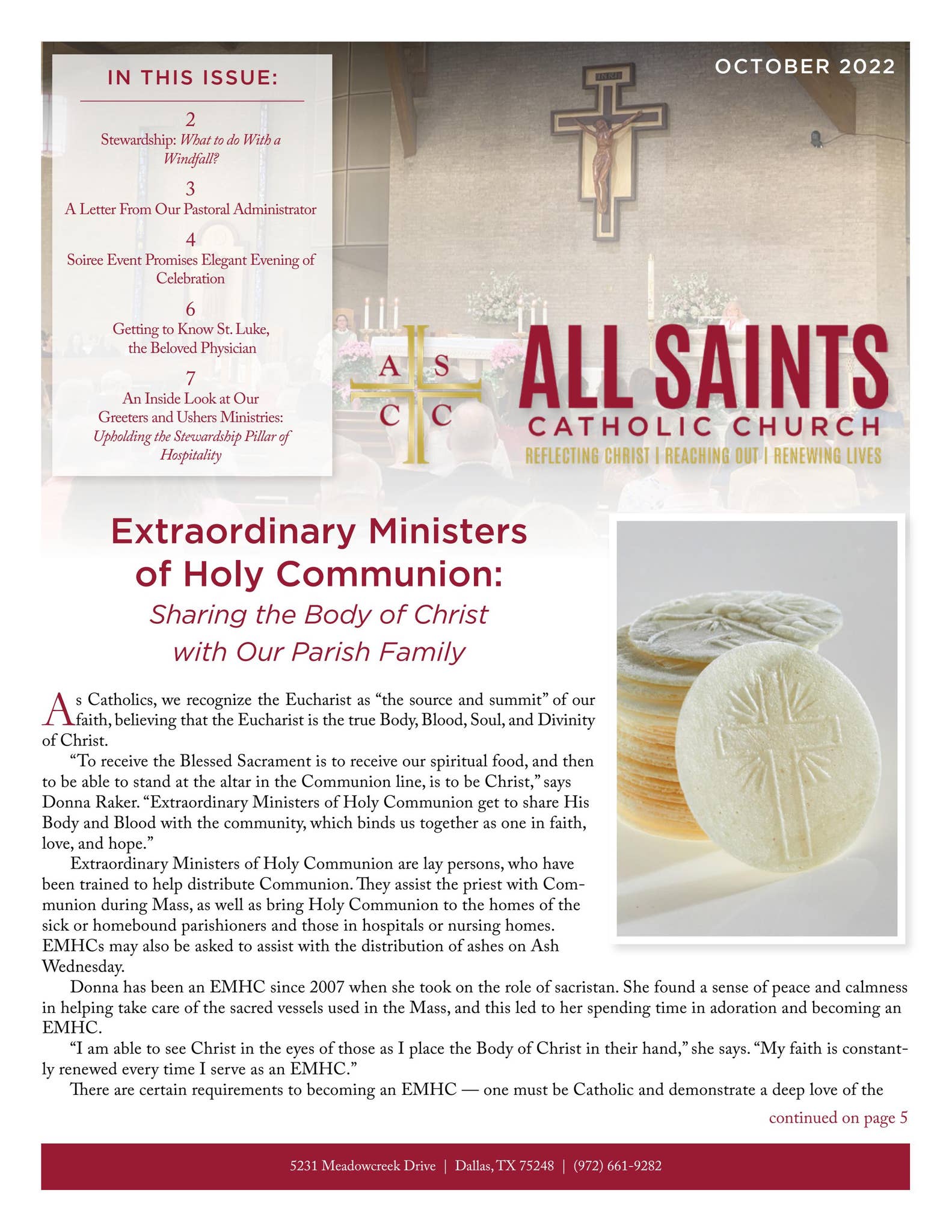 All Saints Catholic Church Newsletter — October 2022 by Catholic ...