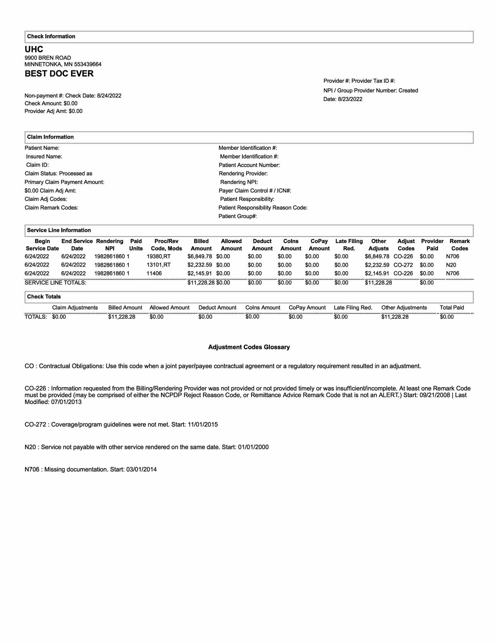 EOB Denial #1 by John Gwin - Issuu