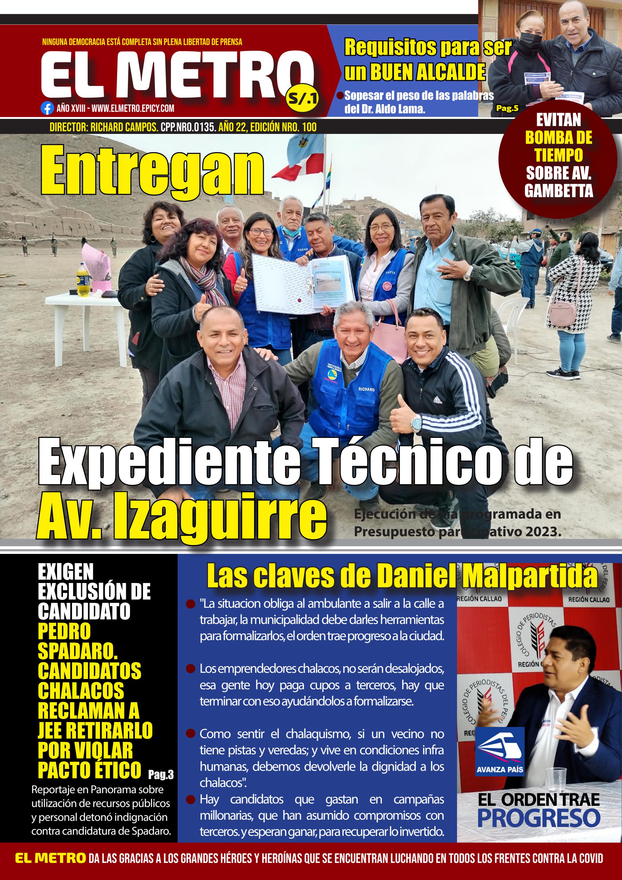 EL METRO DIGITAL, Nro.100 by Editora El Metro - Issuu