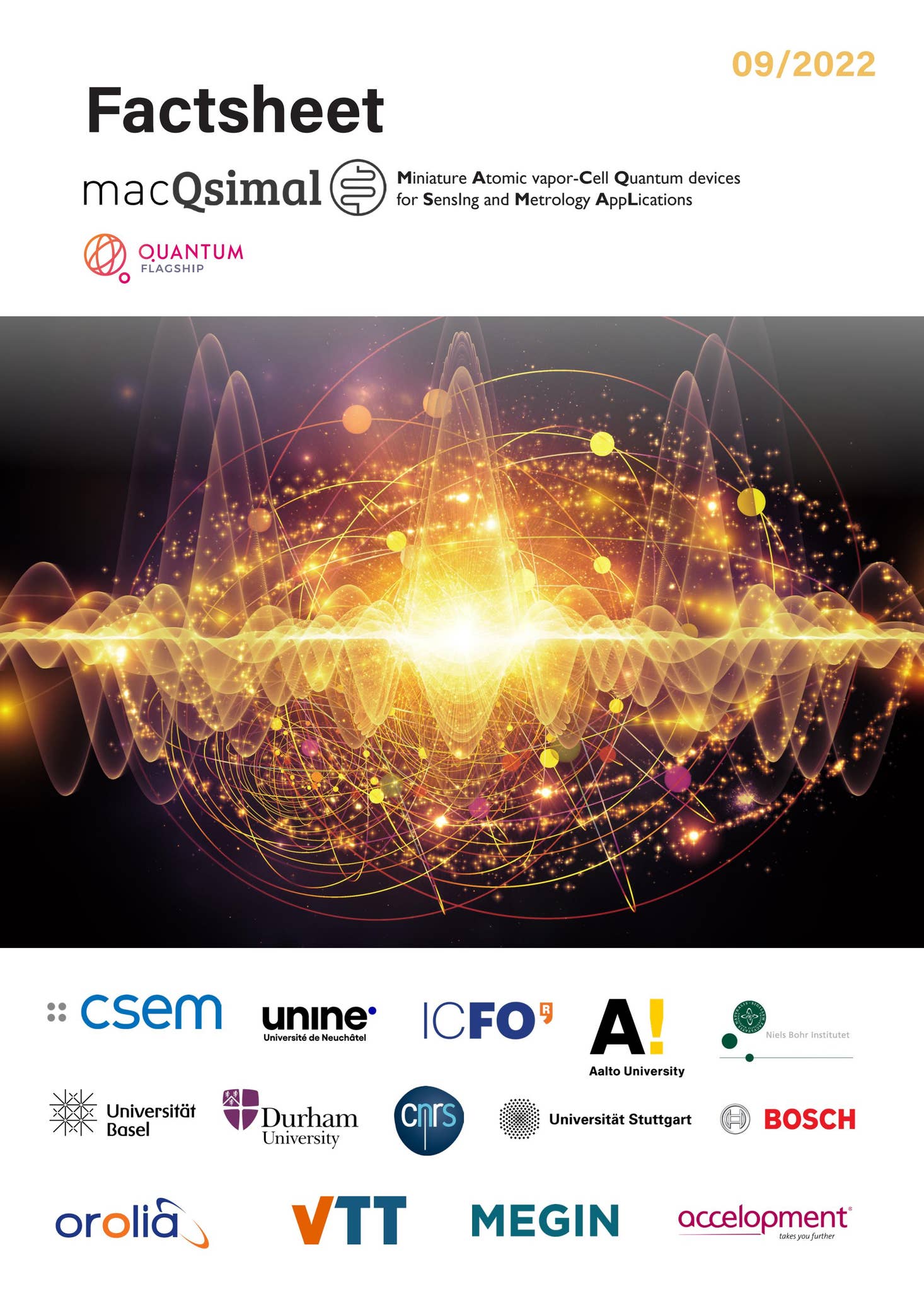 Quantum sensing with hot vapors - the macQsimal project factsheet by Aaron Accel - Issuu