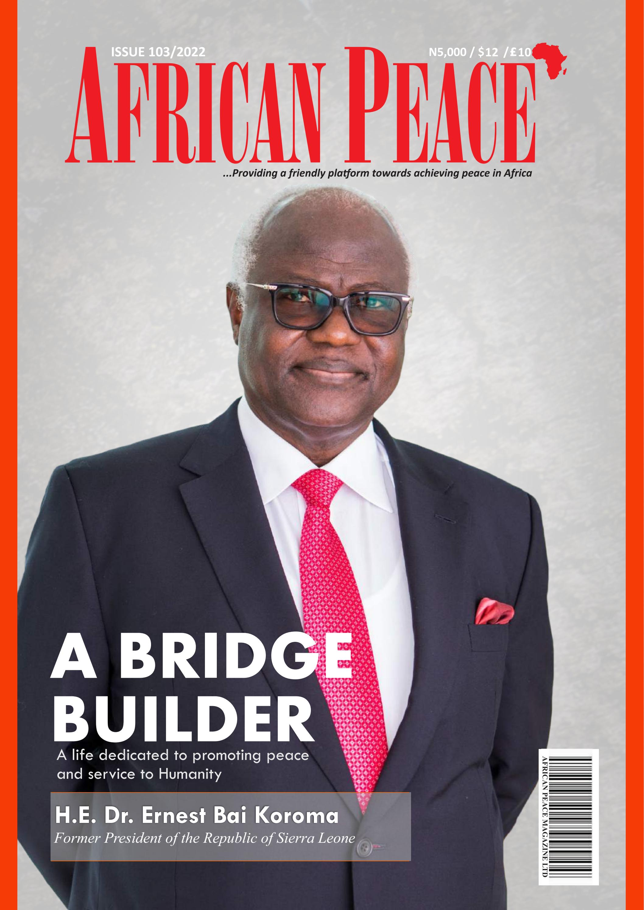 AFRICAN PEACE MAGAZINE by African peace Magazine &Tv - Issuu