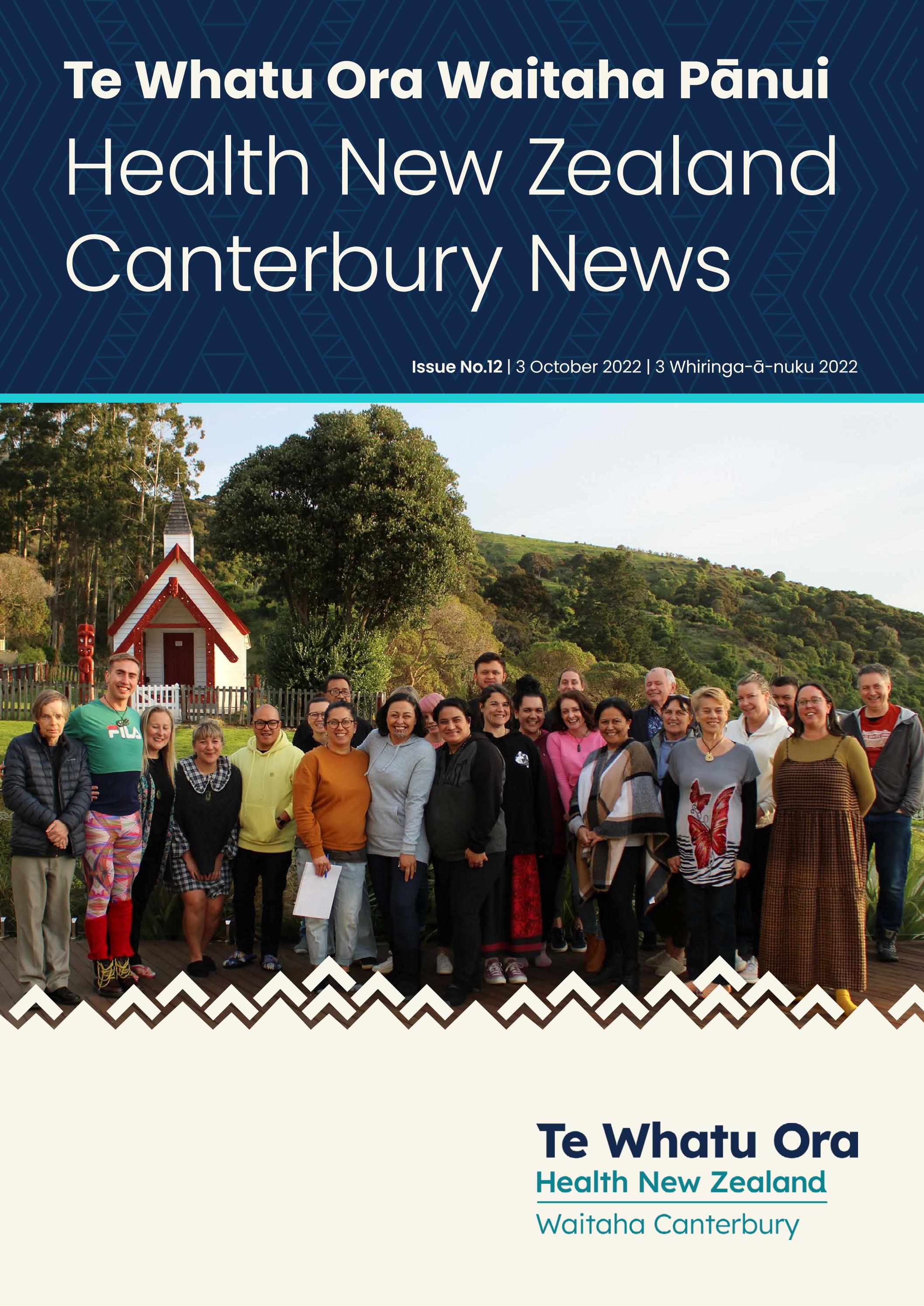 Te Whatu Ora Waitaha Canterbury Pānui Monday 3 October 2022 by Te Whatu ...