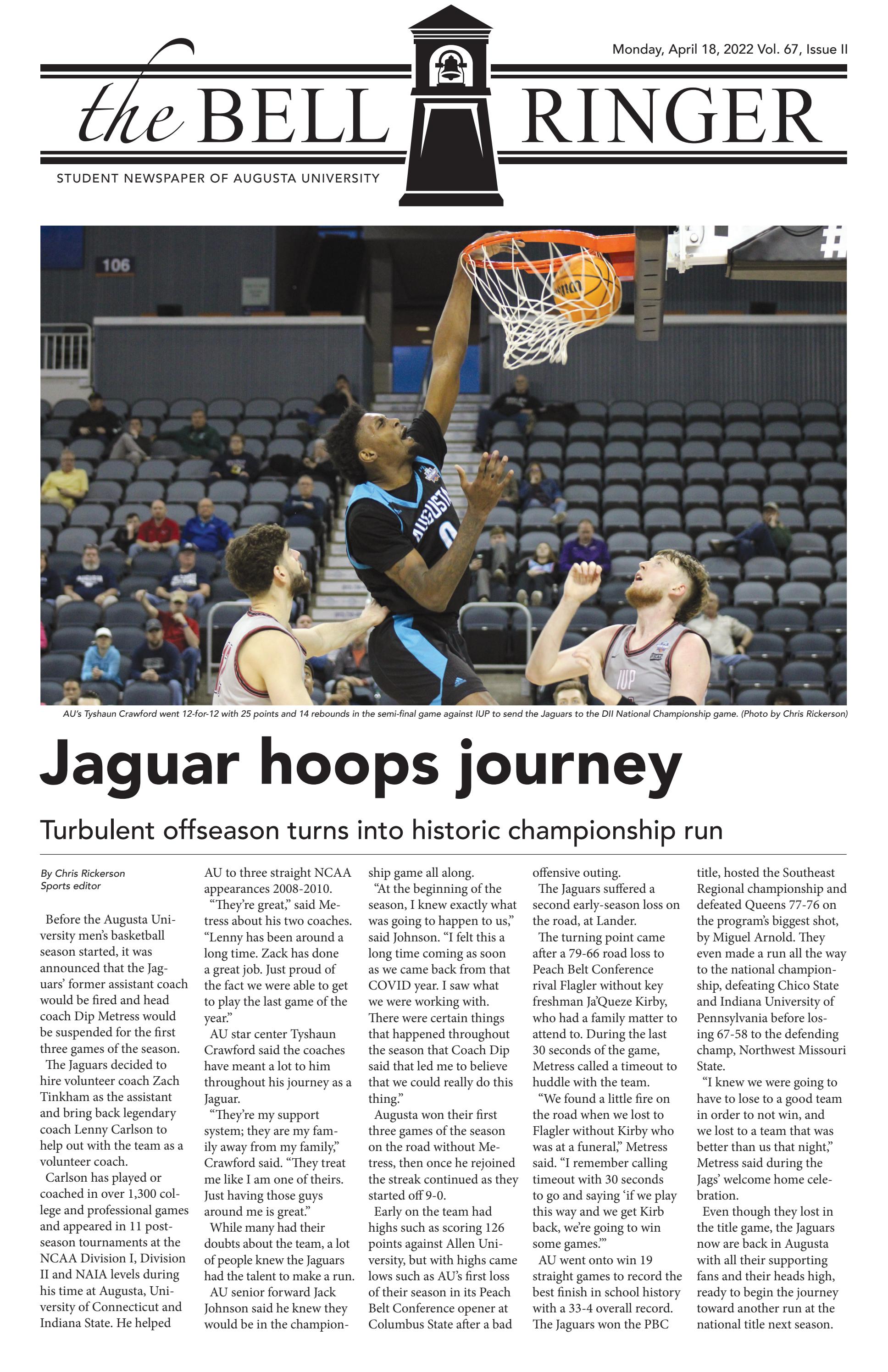 The Bell Ringer | Monday, April 18, 2022 Vol 67. Issue 2 by The Bell ...