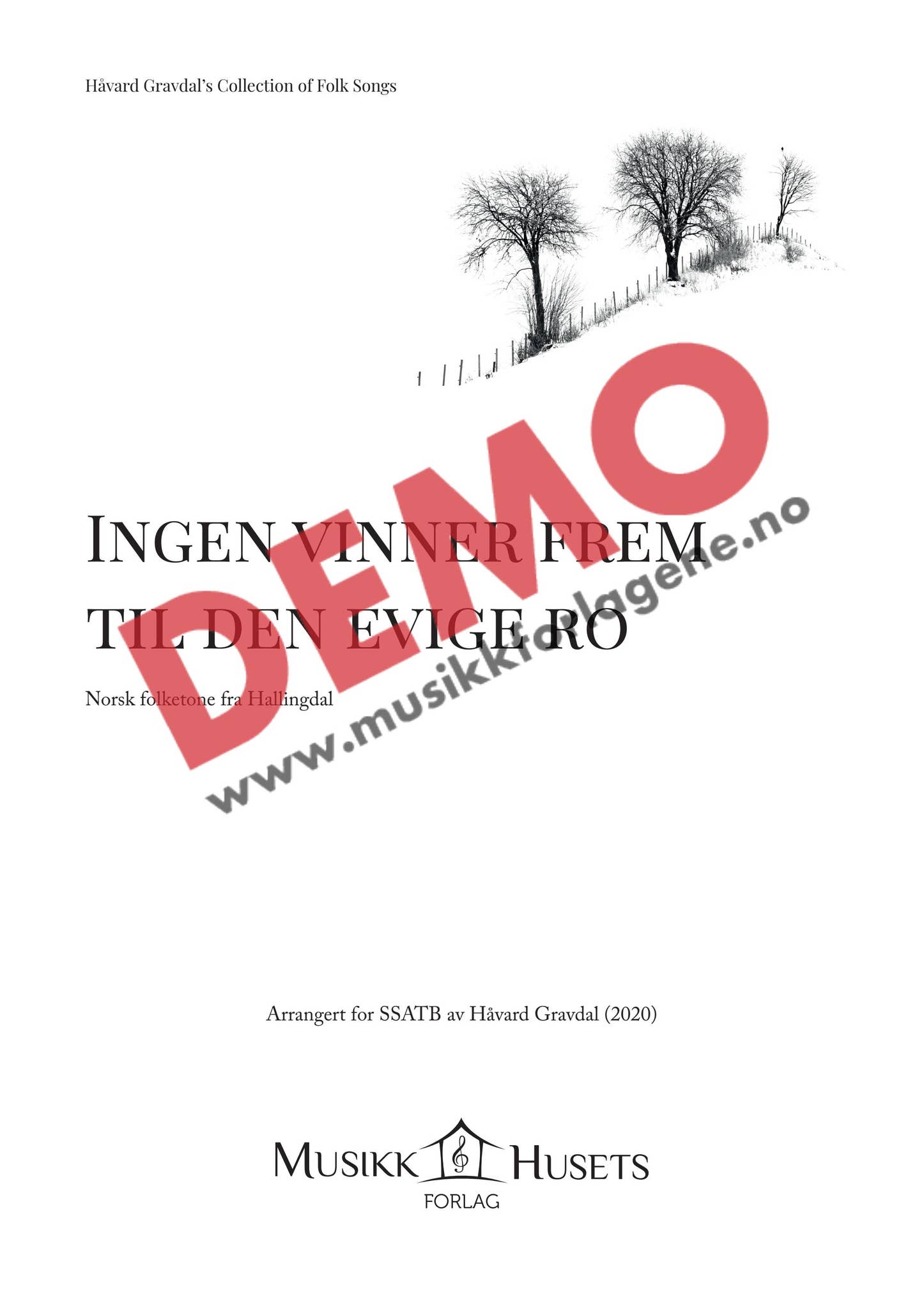Gravdal: Ingen vinner frem til den evige ro by Musikkforlagene - Issuu