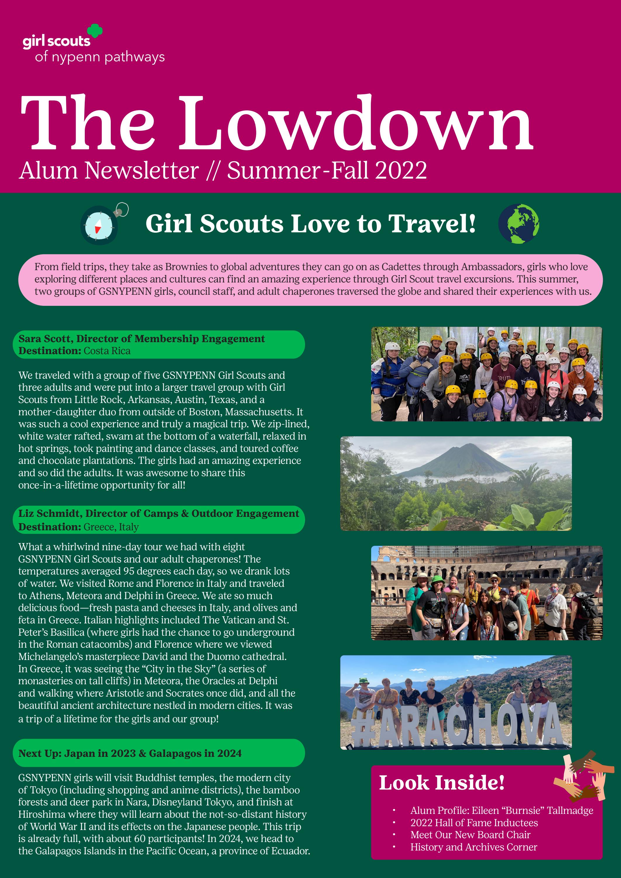 The Lowdown Alum Newsletter // Summer-Fall 2022 by Girl Scouts of NYPENN Pathways - Issuu